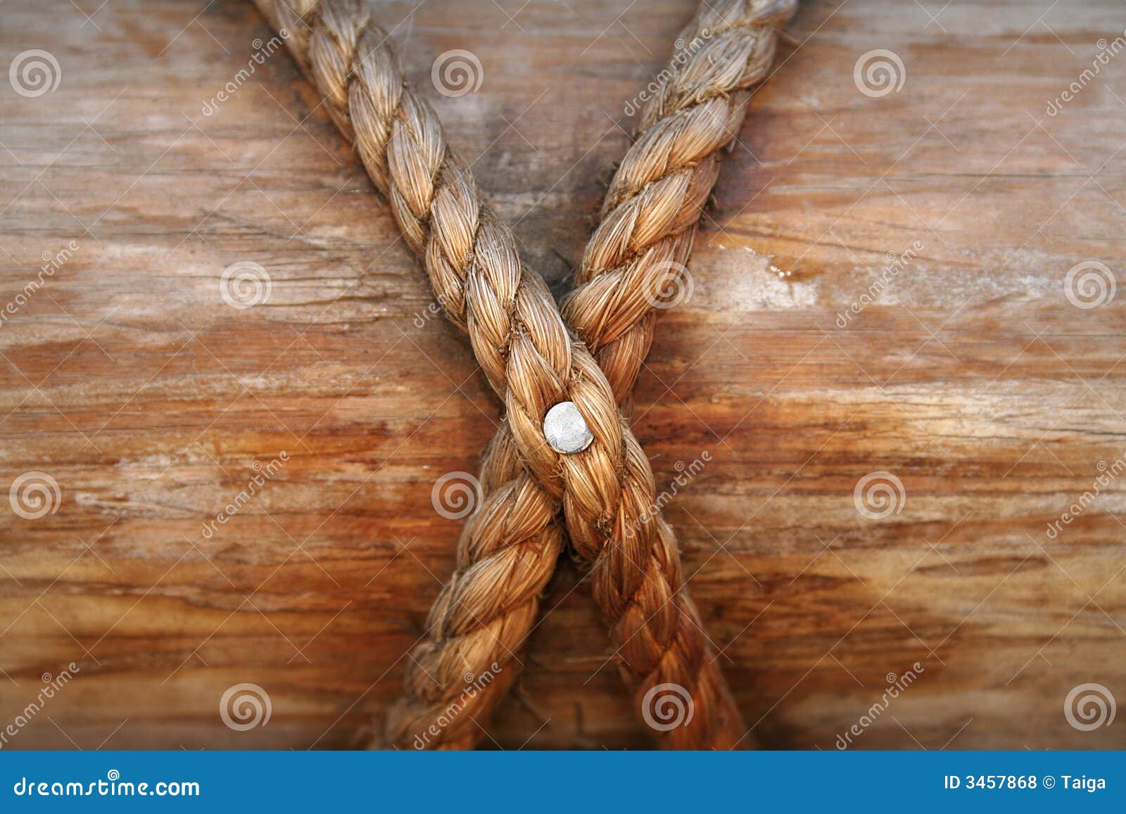 Rope On Nail Royalty-Free Stock Photo | CartoonDealer.com #44732379