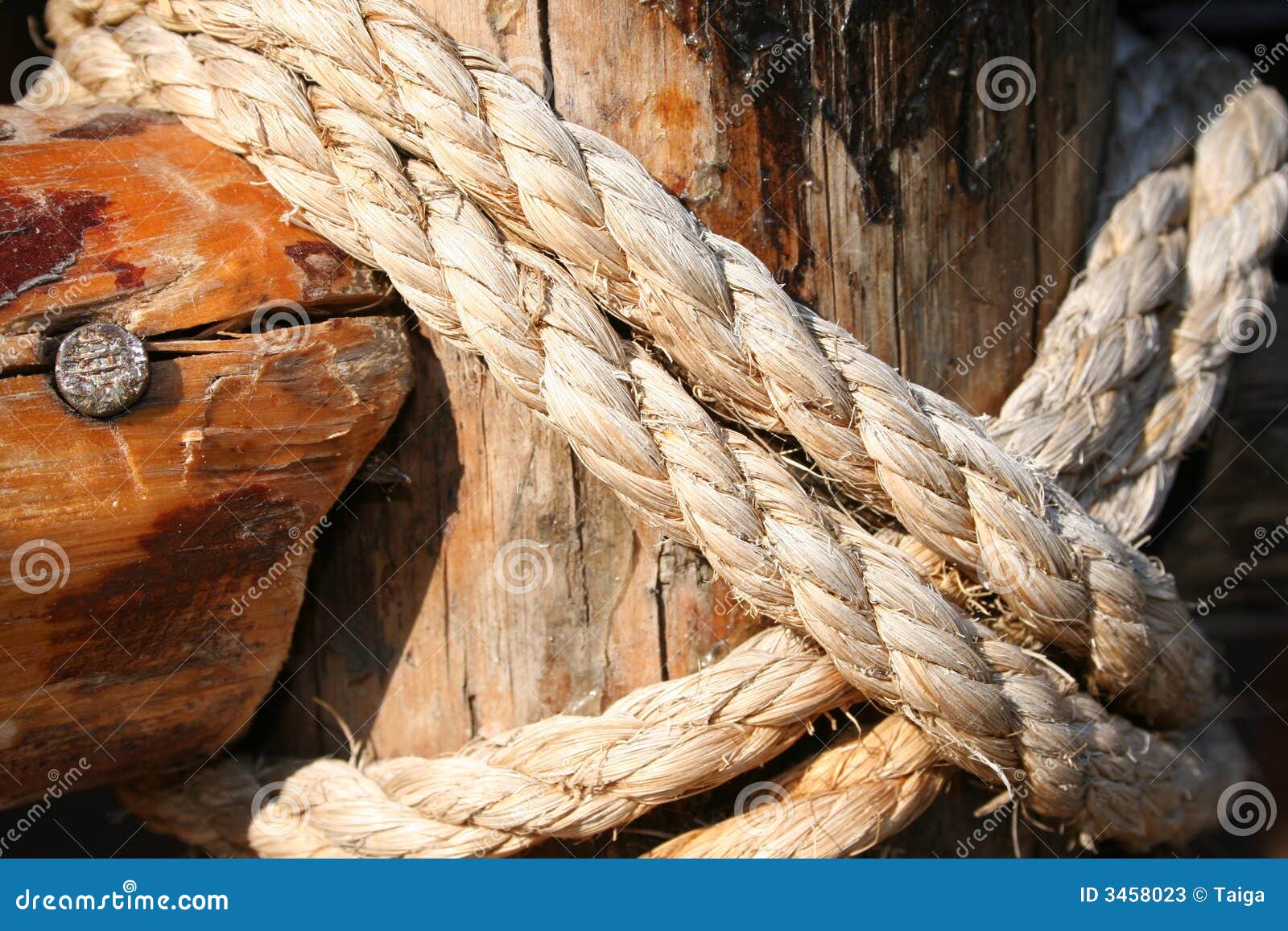 Rope On Nail Royalty-Free Stock Photo | CartoonDealer.com #44732379