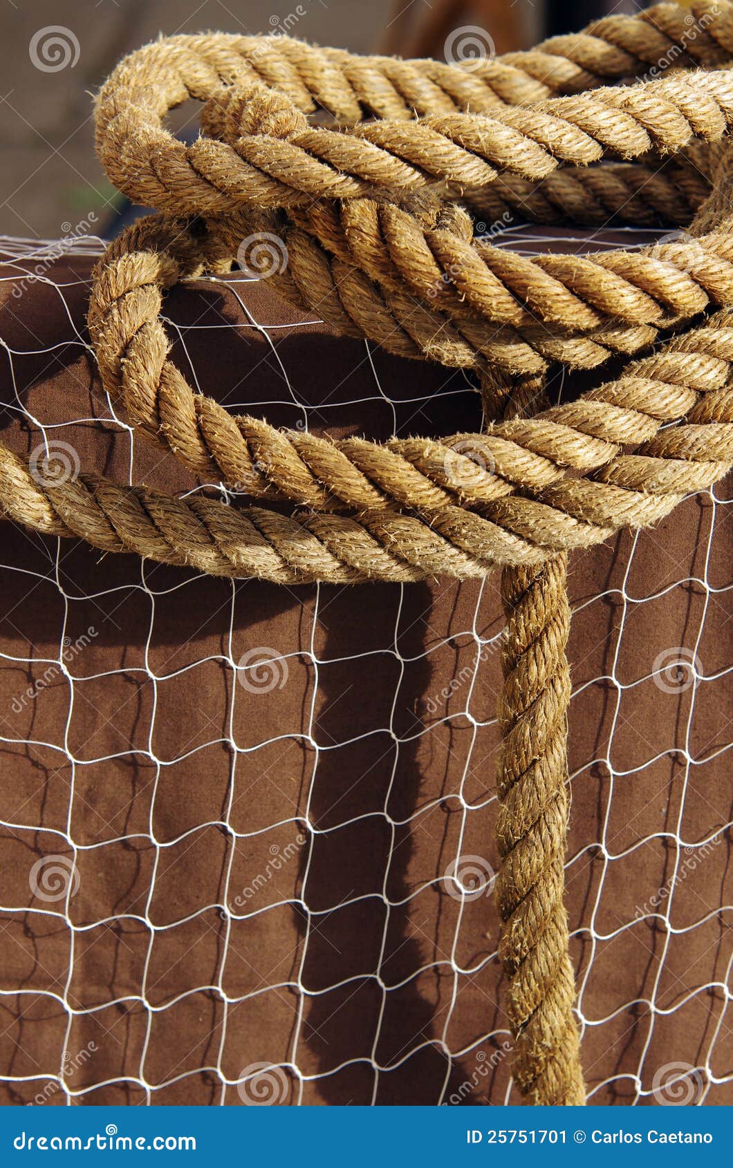 Rope and Net stock image. Image of business, fine, background - 25751701