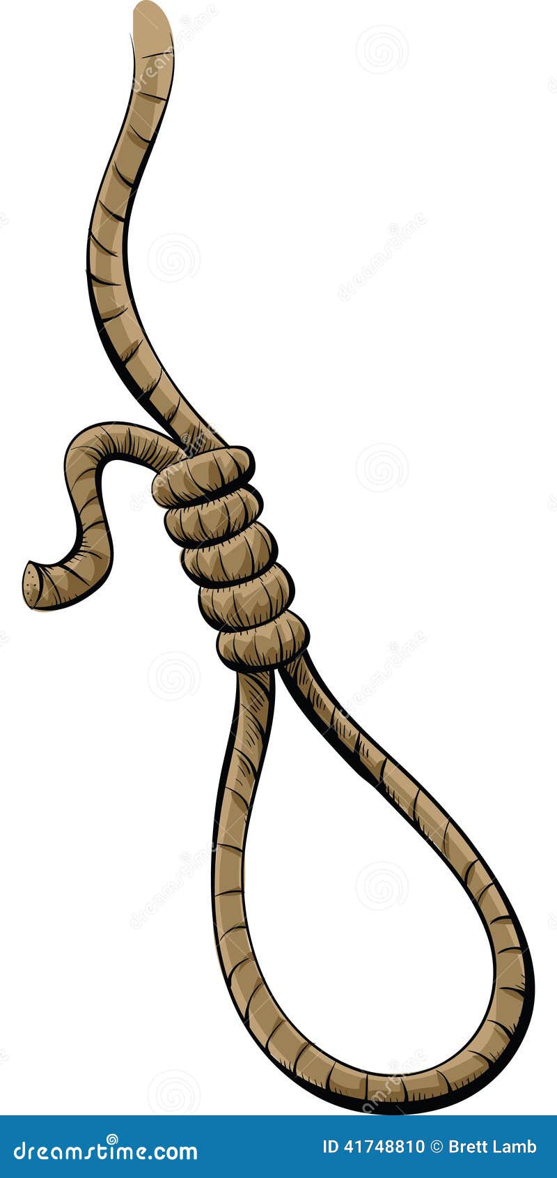 Rope Noose stock illustration. Illustration of execution - 41748810