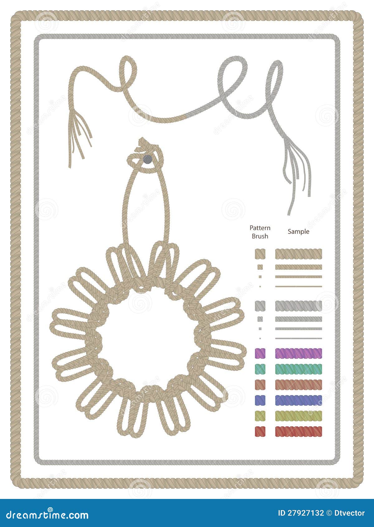 Rope Chinese Pattern Stock Illustrations – 226 Rope Chinese Pattern ...