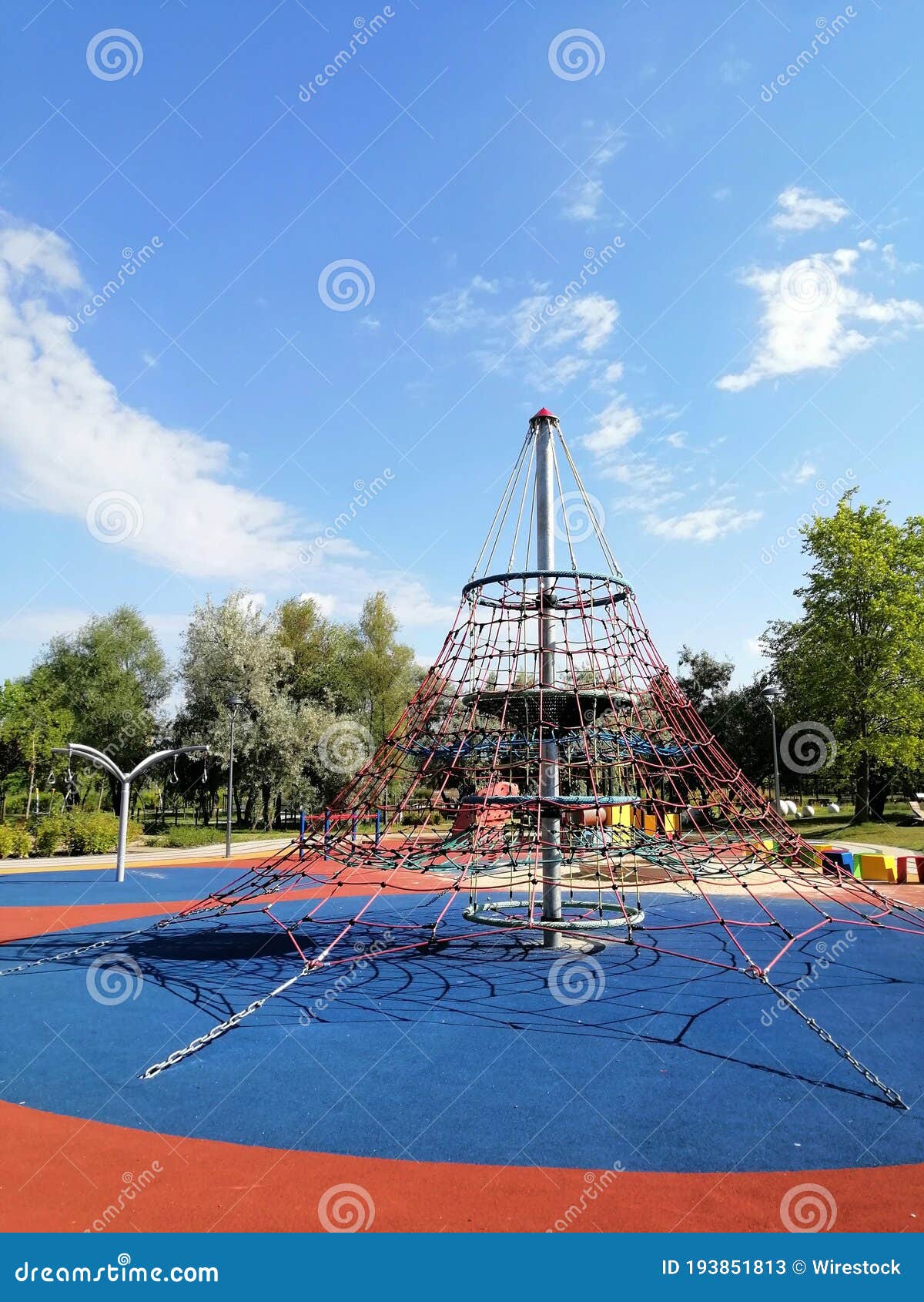 Rope Playground Park for Children Stock Image - Image of nature ...