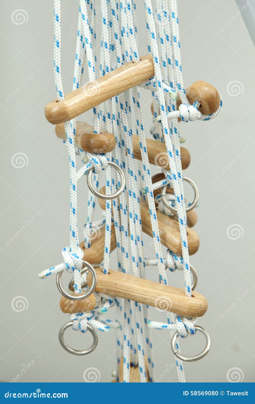 Rope and Pulley Physiotherapy Training Unit Stock Photo - Image of body ...