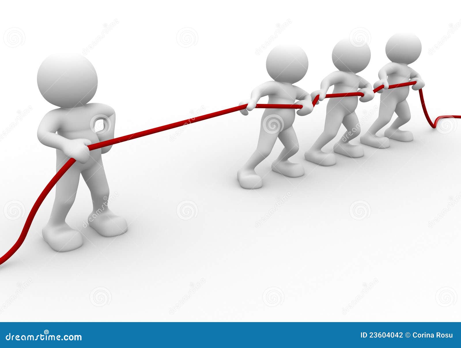 Rope pulling stock illustration. Illustration of race - 23604042