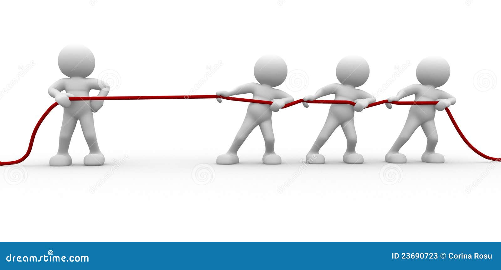 Rope Pulling Royalty-Free Stock Photography | CartoonDealer.com #23690723