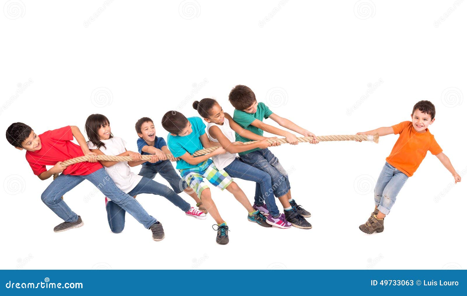 Rope pulling stock image. Image of friendship, friends - 49733063