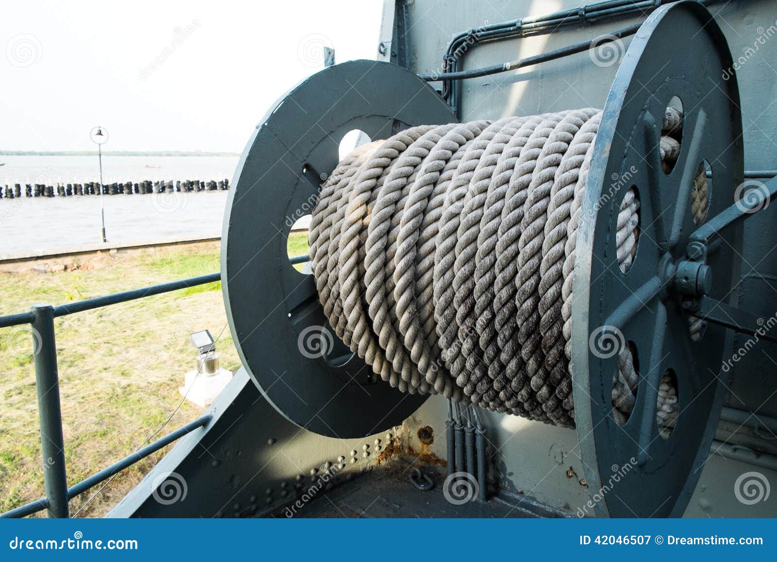 Rope roll stock image. Image of coil, rusty, rope, strong - 42046507