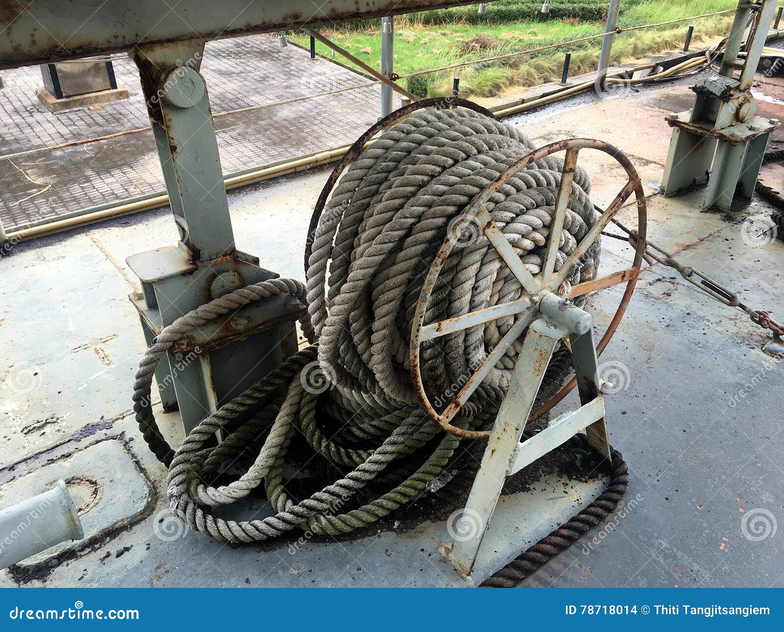 Rope Roll Background And Texture Royalty-Free Stock Image ...