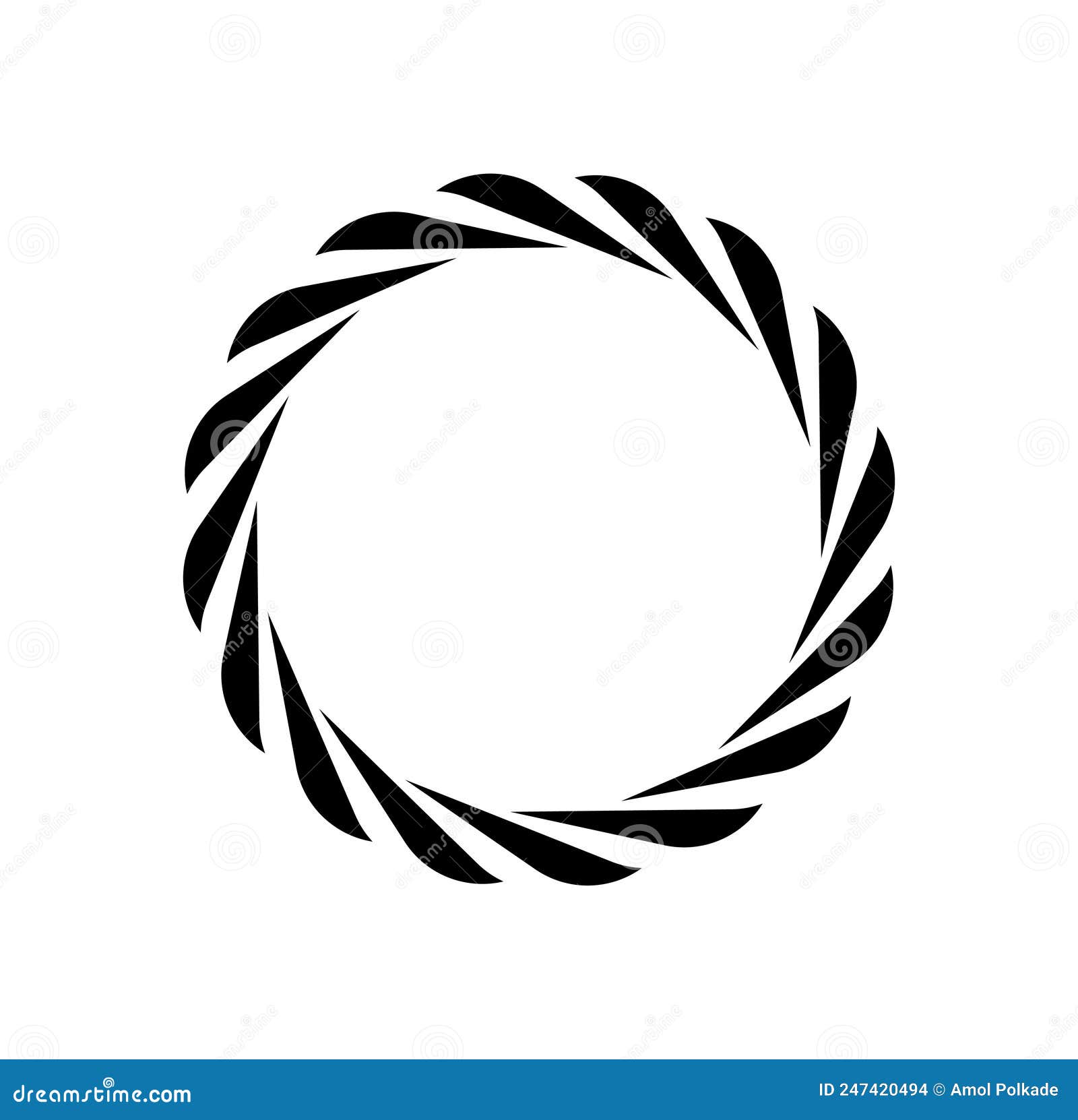 Rope Round Vector Illustration Icon. Round Loop Stock Vector ...