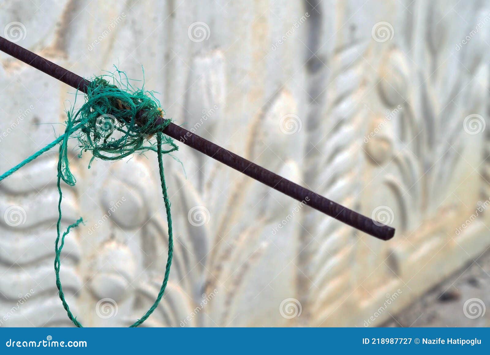 Rope, Rust and Rope Entangled Over Rusty and Old Iron Stock Image ...