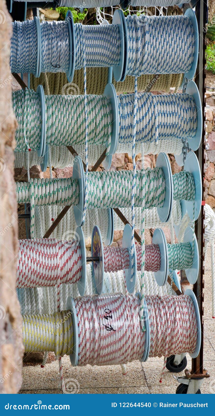 Rope sale stock photo. Image of store, white, green - 122644540