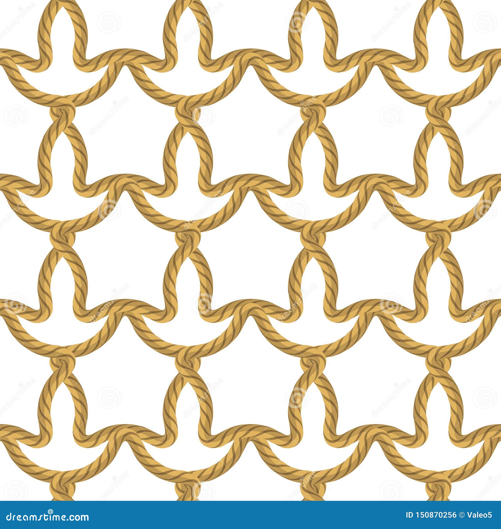 Rope Seamless Pattern stock vector. Illustration of cloth - 150870256