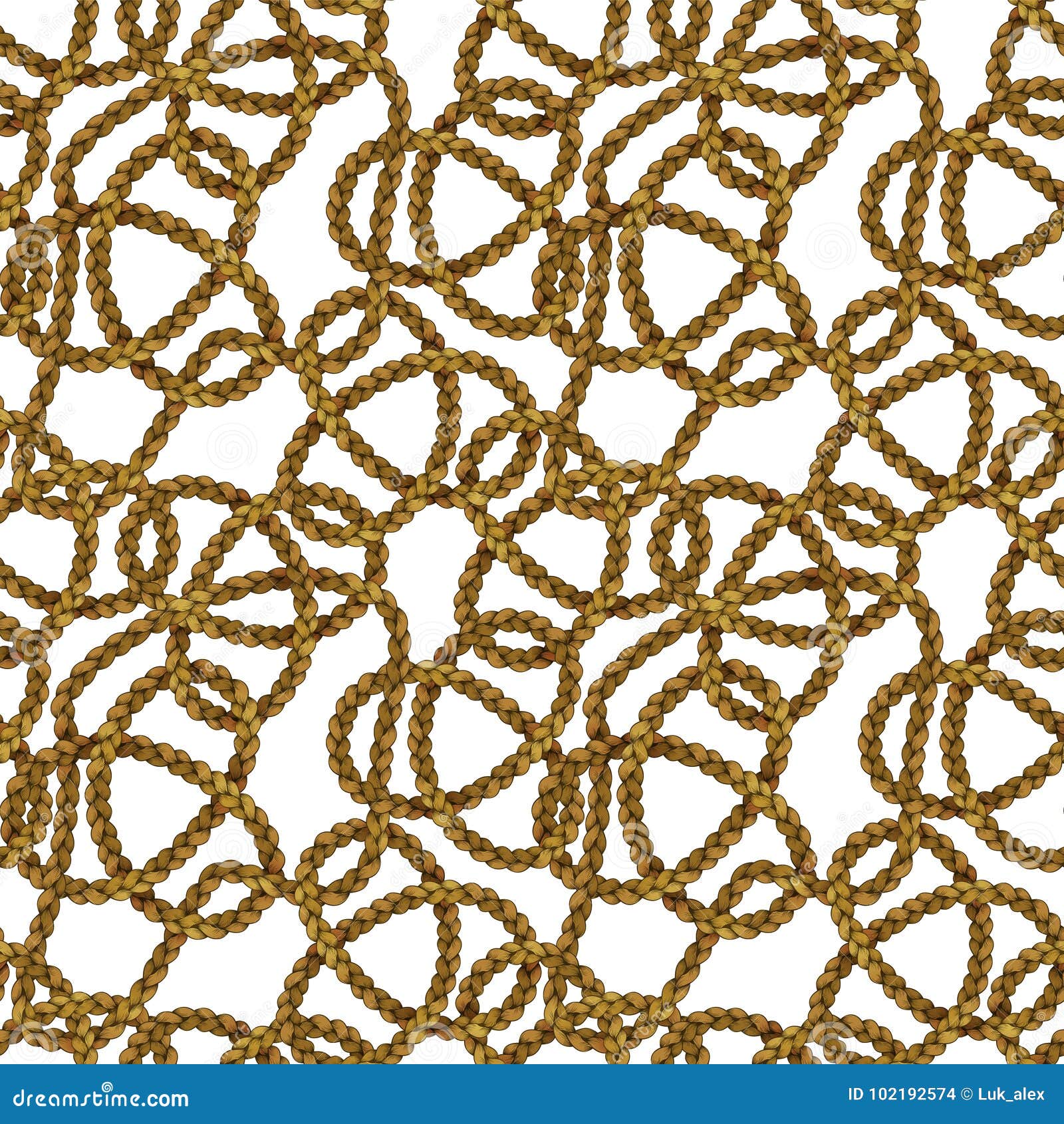 Rope seamless pattern stock vector. Illustration of nautical - 102192574