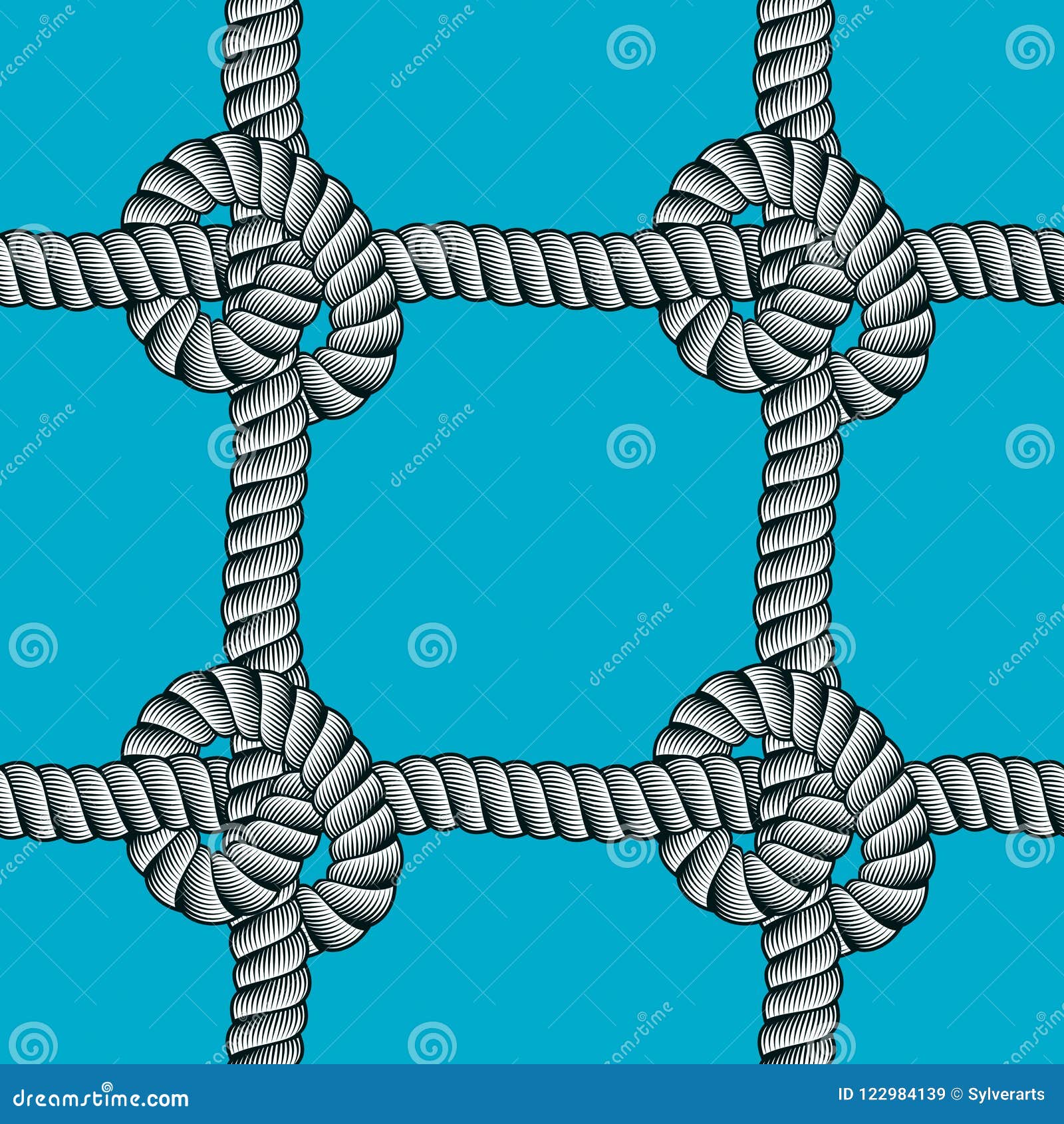 Rope Seamless Pattern, Trendy Vector Wallpaper Background. Cord Stock ...