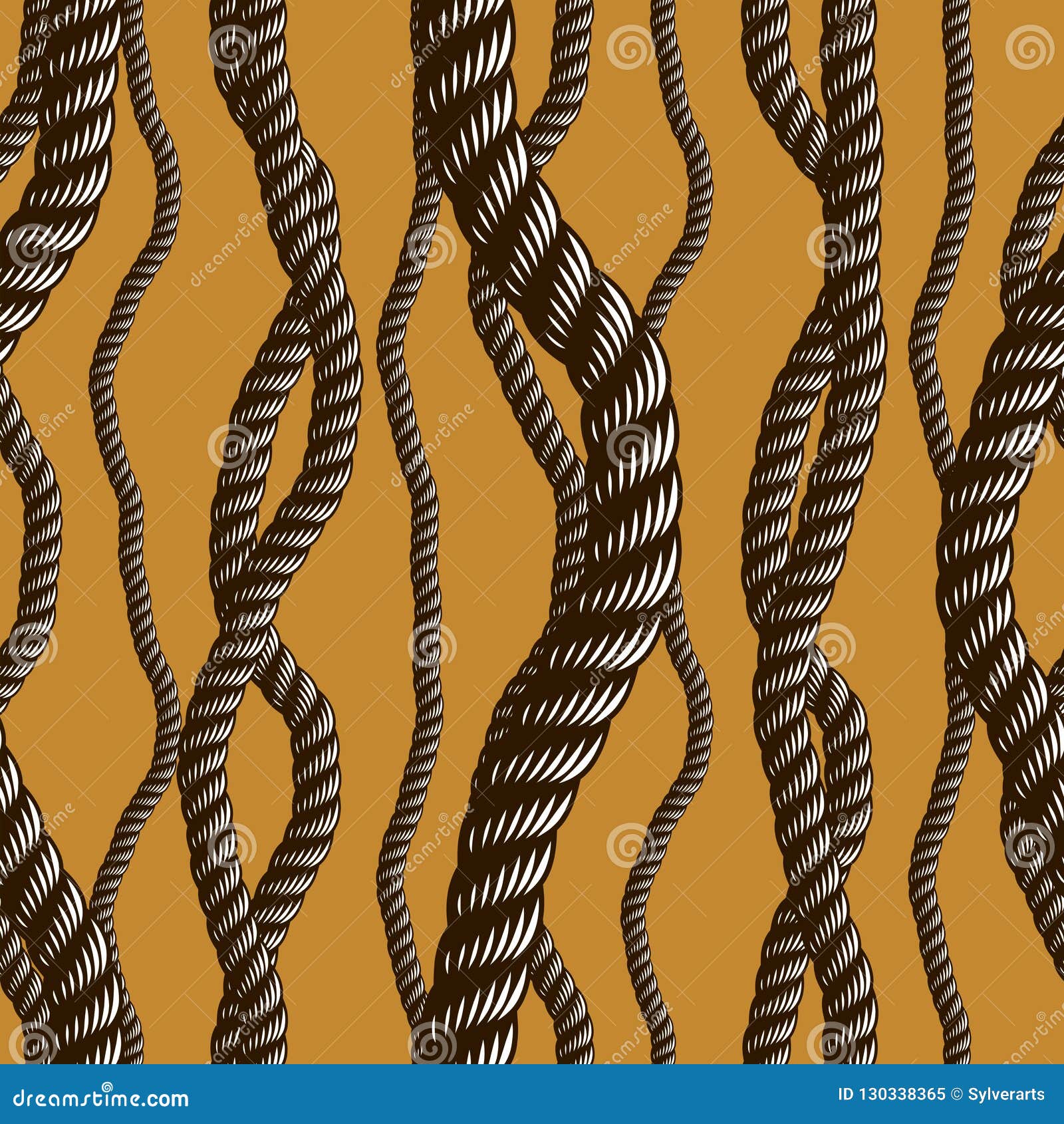 Rope Seamless Pattern, Trendy Vector Wallpaper Background. Usable for ...