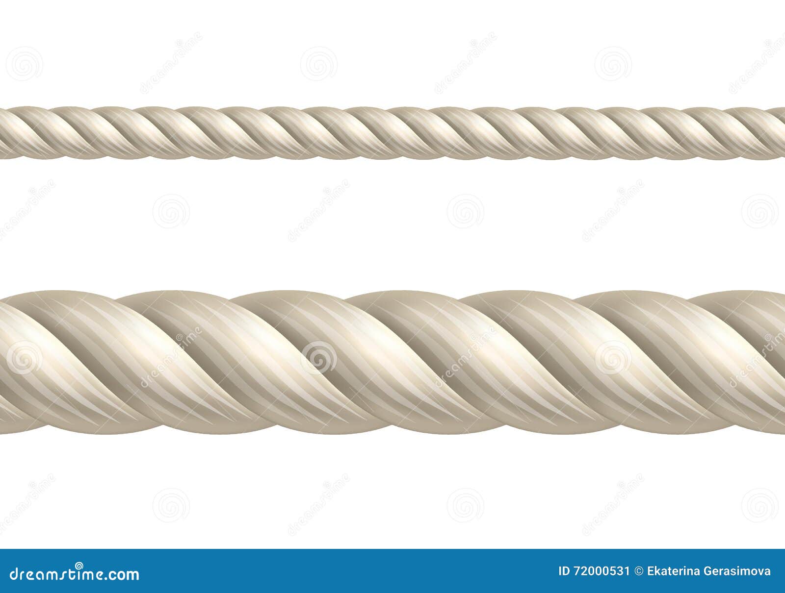 Rope, seamless vector stock vector. Illustration of cable - 72000531