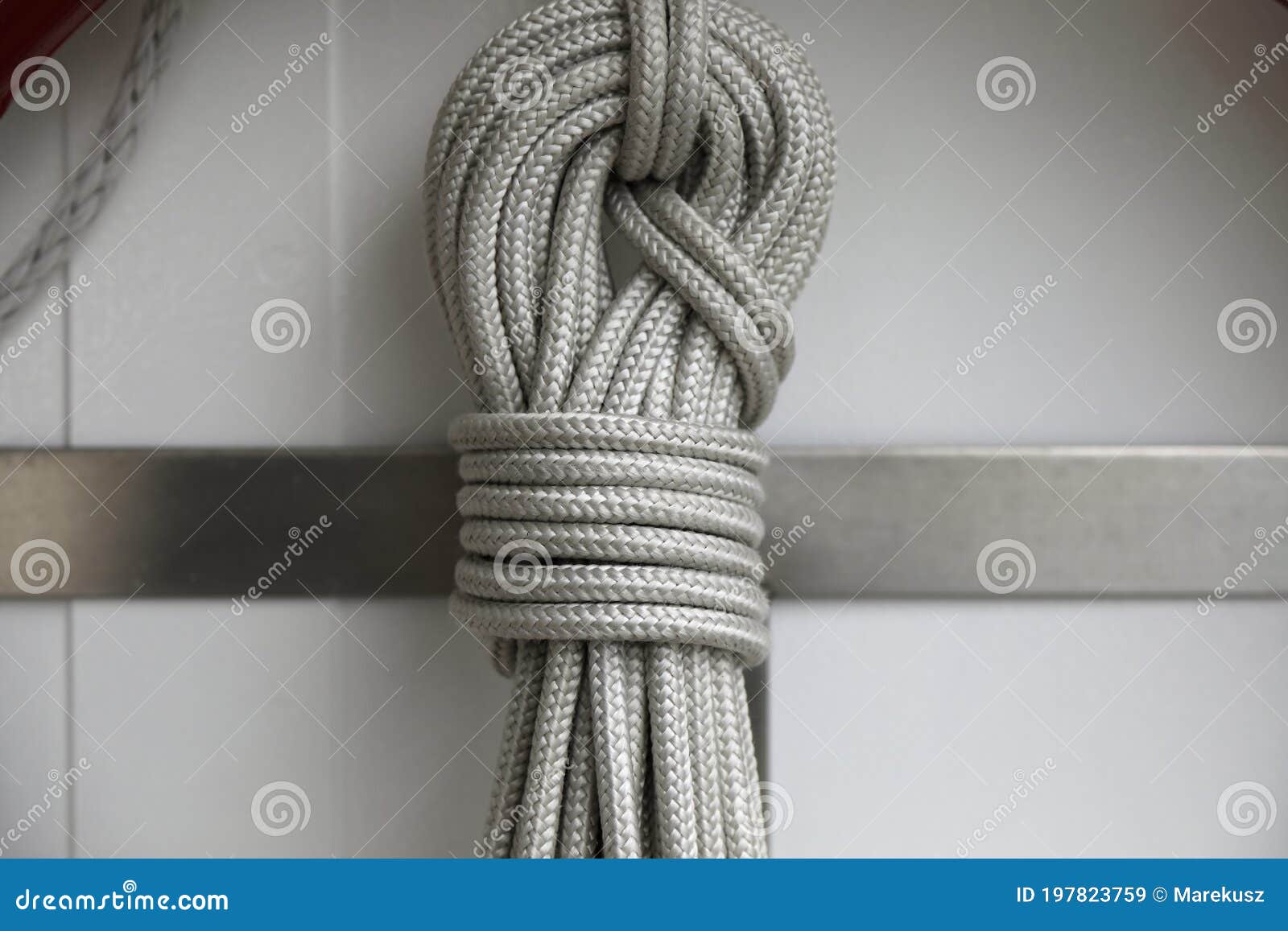 Rope on the Side of the Ship Stock Image - Image of hang, rope: 197823759