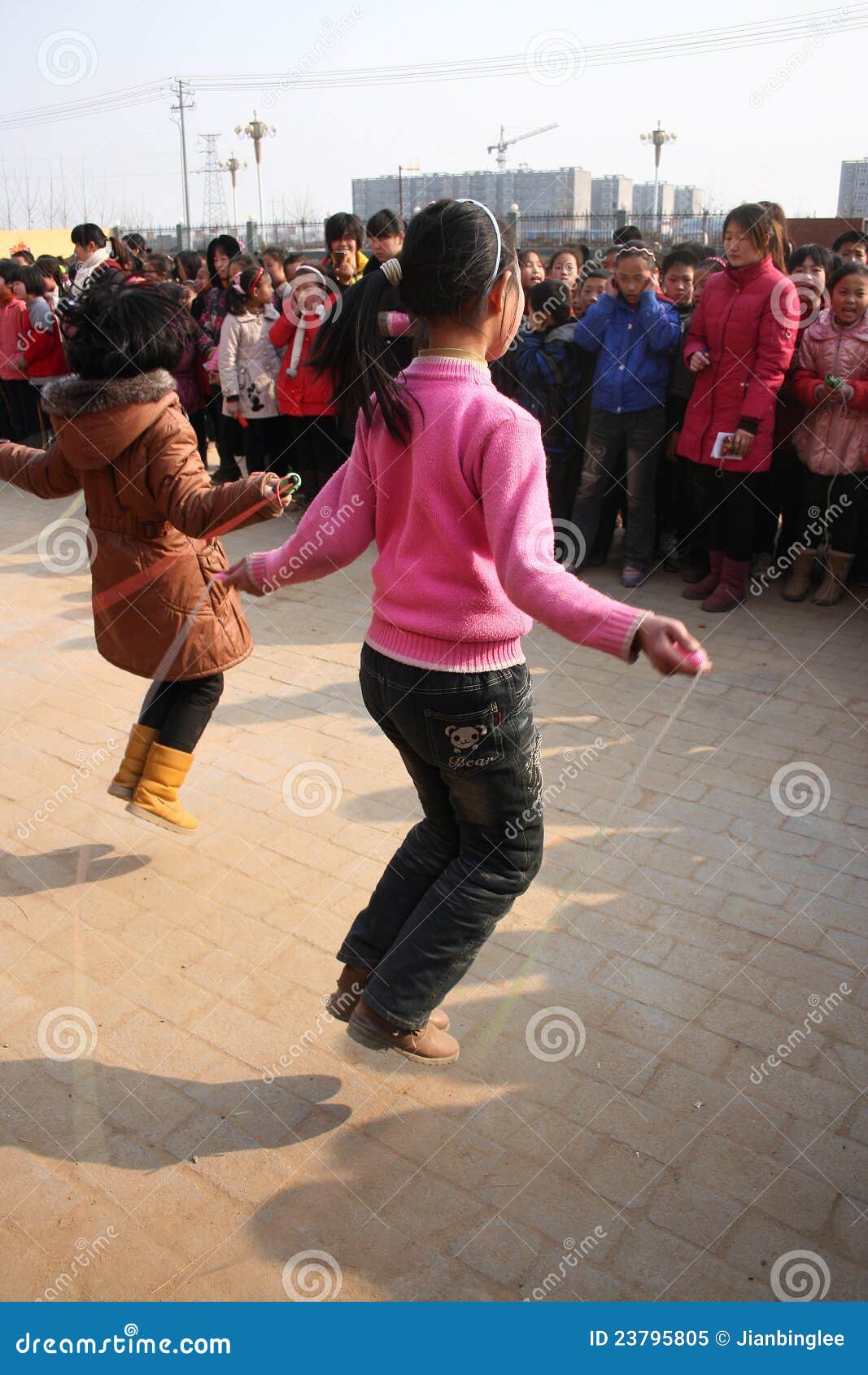 Rope Skipping Competition editorial image. Image of fierce - 23795805