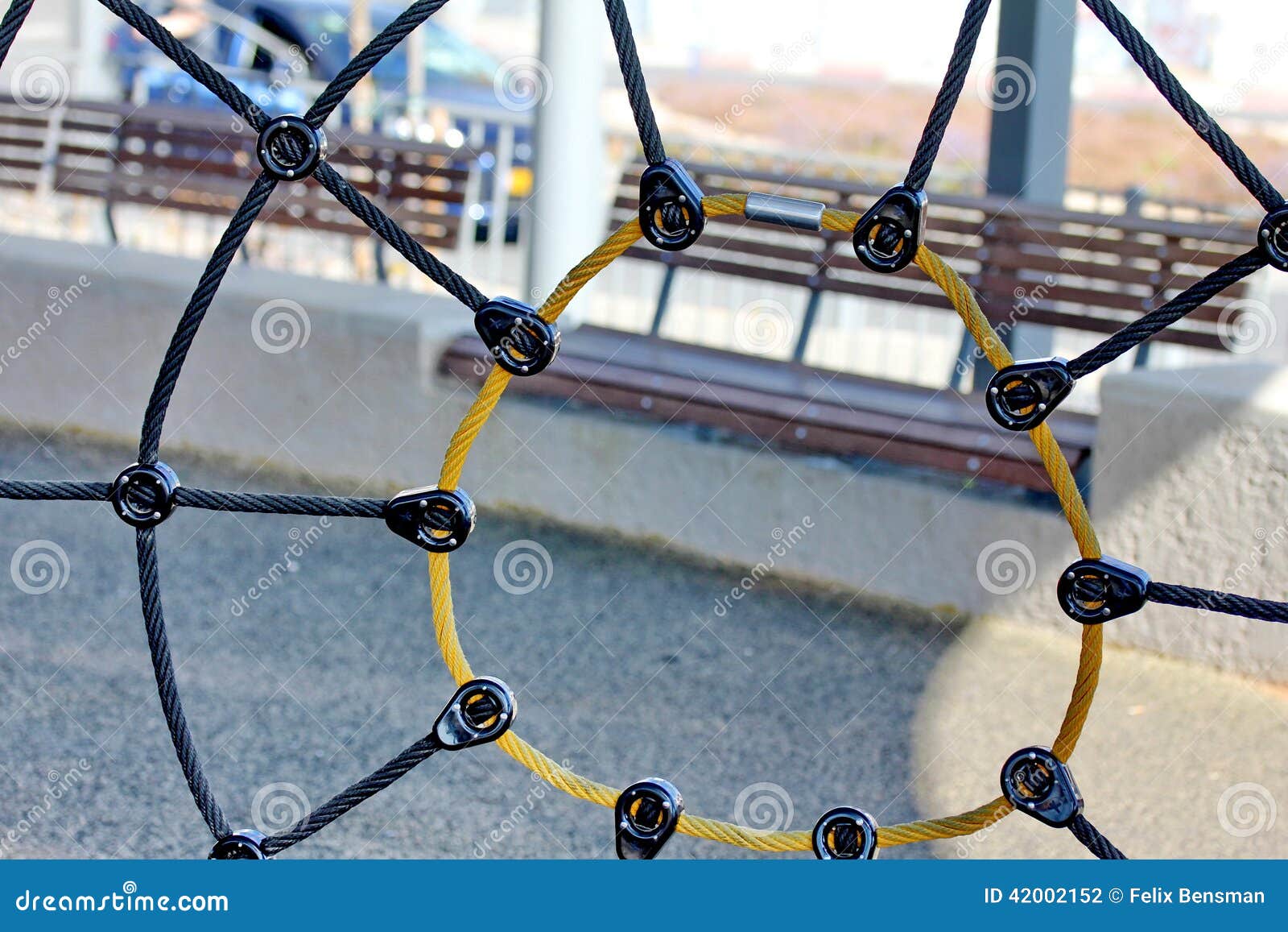 Rope Spider Web in Playground Stock Photo - Image of relaxation ...
