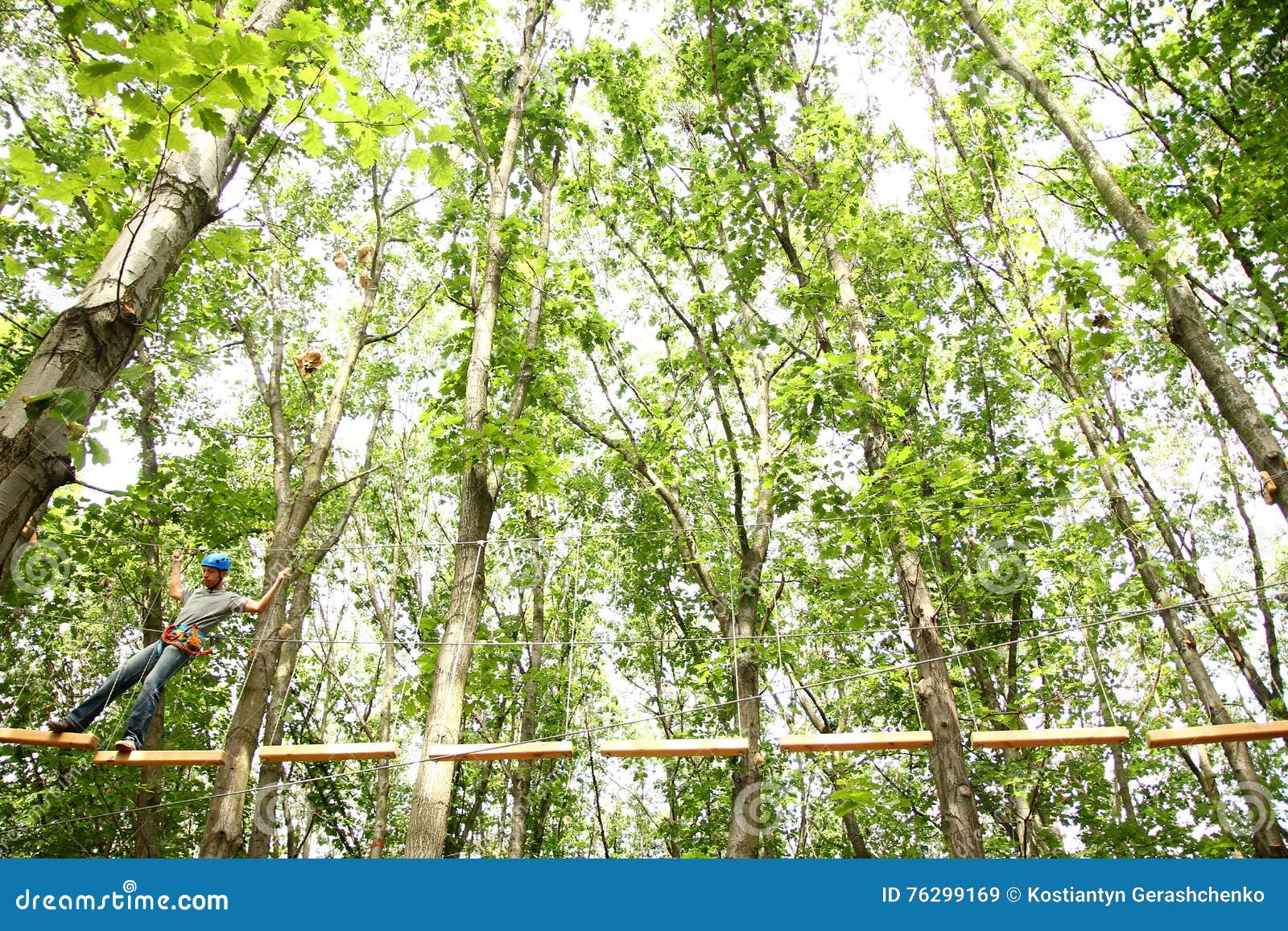 Rope Sports Park stock image. Image of play, nature, adventure - 76299169