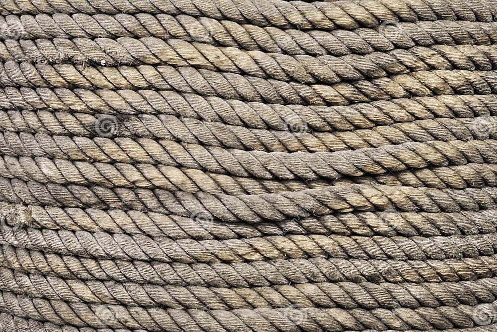 Rope Stacking in Horizontal Pattern, Texture Abstract Background Stock ...