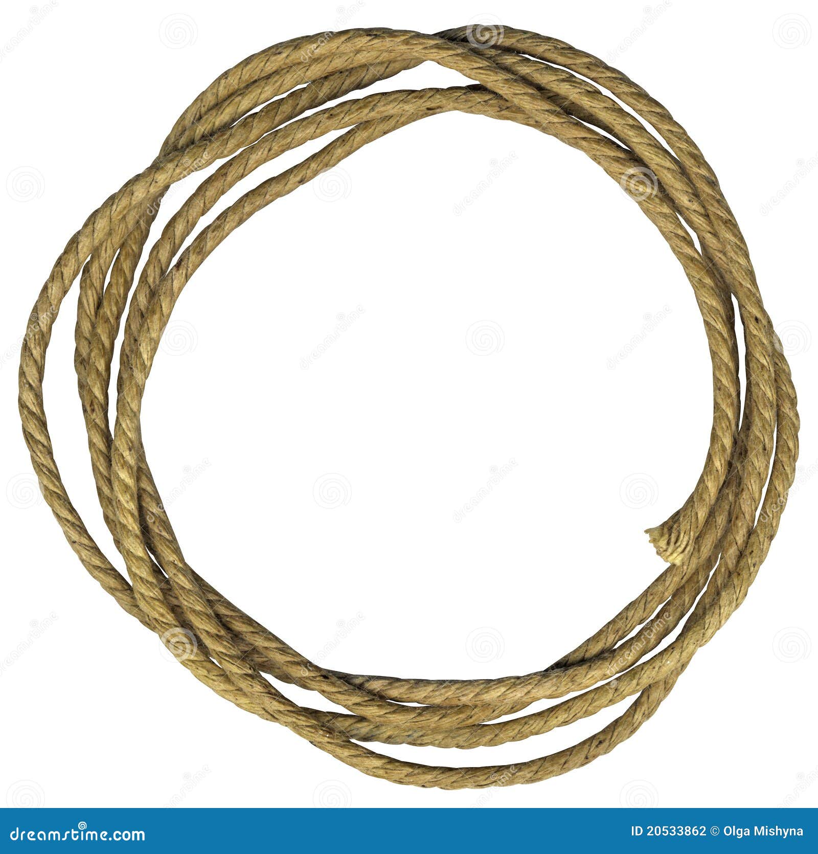 Rope Swirl with Bow Isolated on White Stock Photo - Image of boarder ...