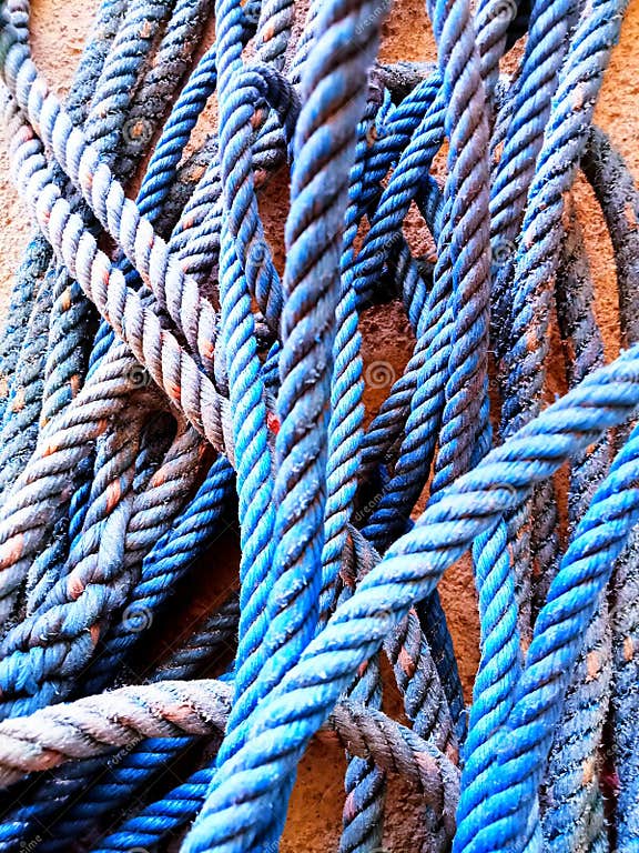 Rope for tying objects stock image. Image of iron, including - 296418161