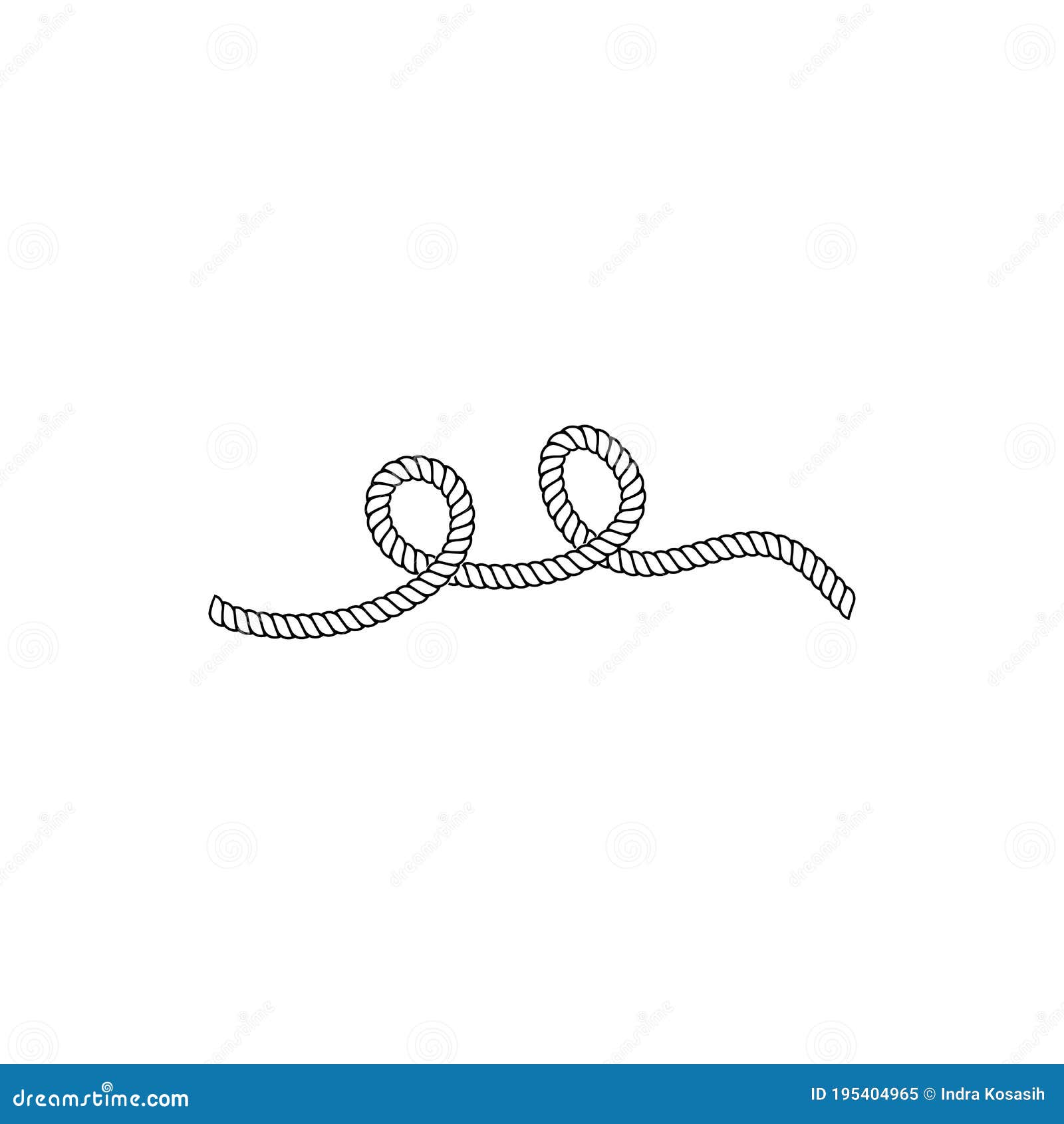 Rope Vector Illustration Template Concept Stock Vector - Illustration ...