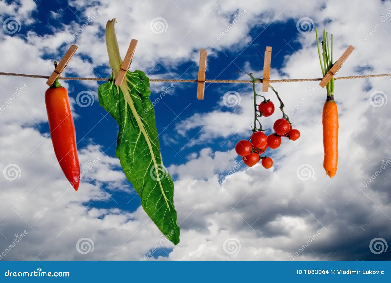 Rope with vegetables stock photo. Image of heaven, drama - 1083064