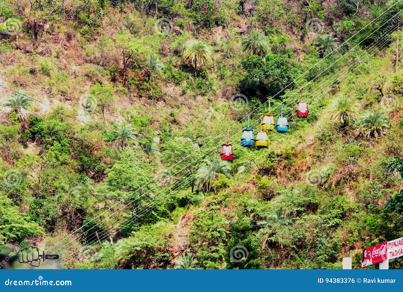 Rope Ways Or Gandola Cable Car In Gulmarg Ski Area Of Jammu And Kashmir ...