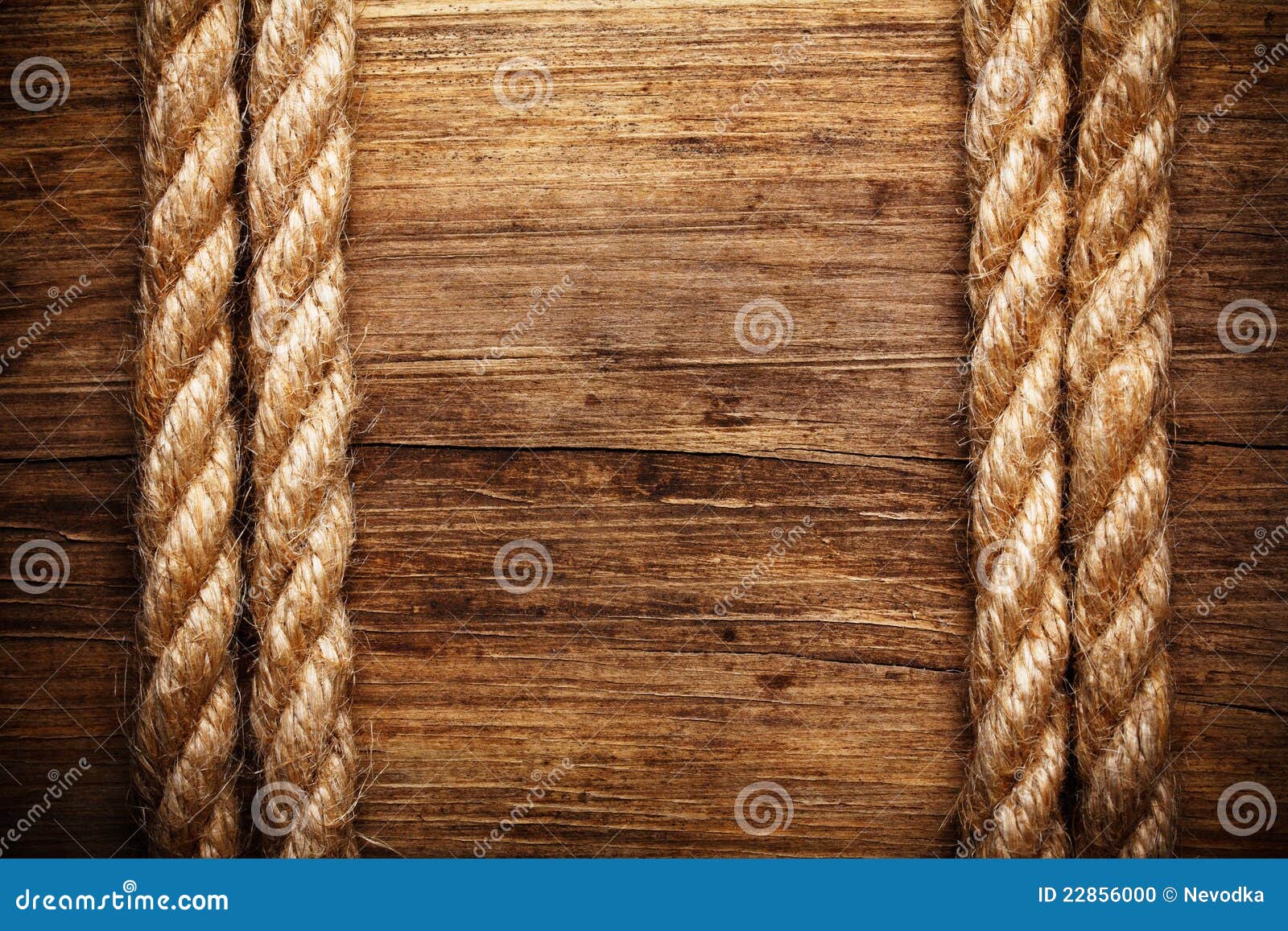 Rope on weathered wood stock photo. Image of wood, hang - 22856000