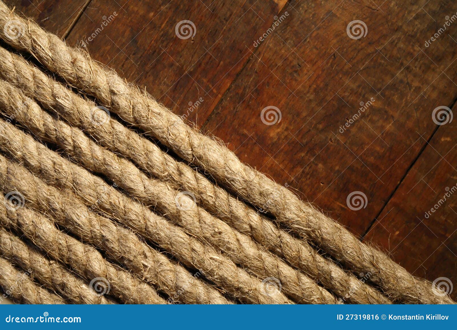 Rope and Wood stock photo. Image of single, tangle, object - 27319816