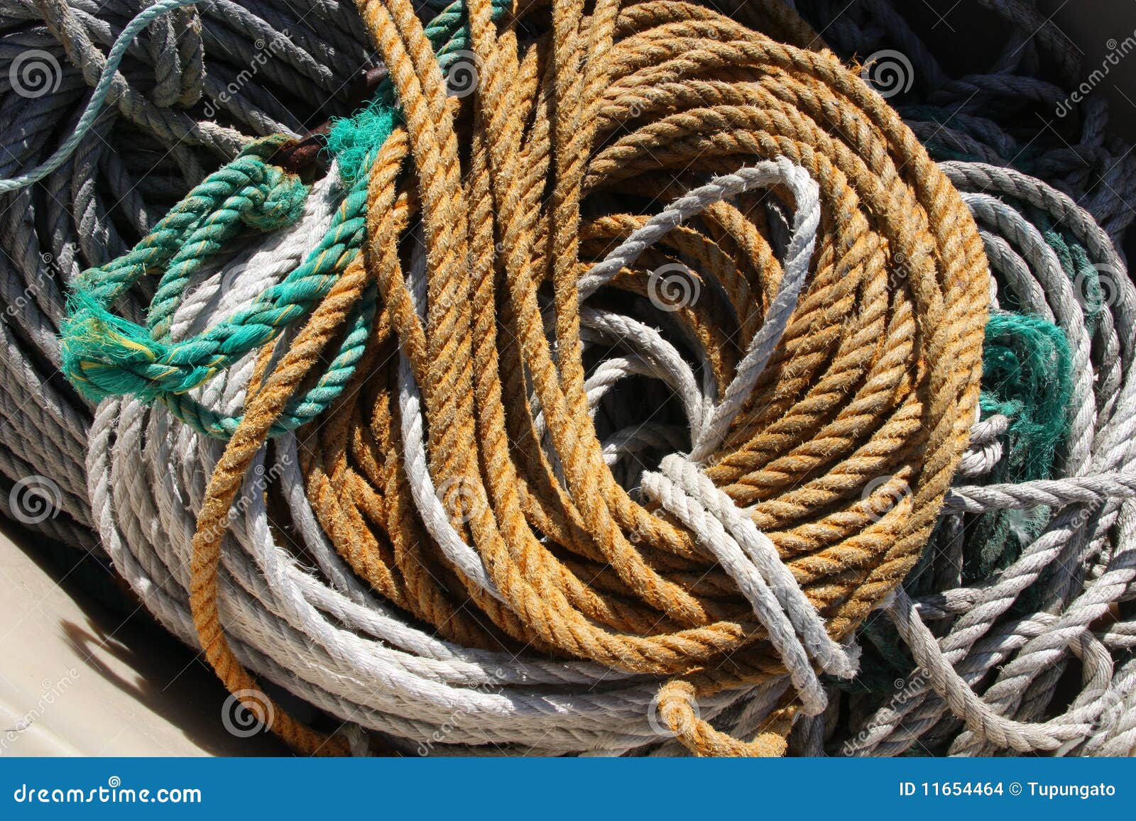 Ropes stock photo. Image of string, industrial, harbour - 11654464