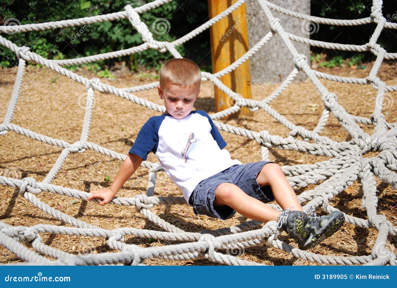 On the ropes stock image. Image of play, male, summer - 3189905