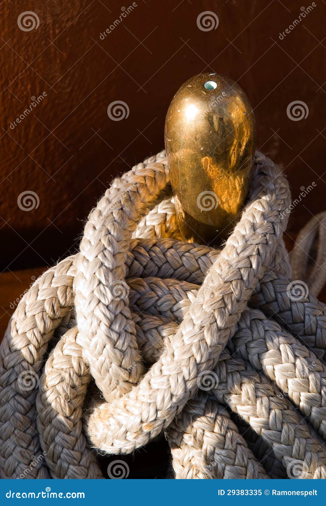 Ropes On Belaying Pin Royalty-Free Stock Photography | CartoonDealer ...