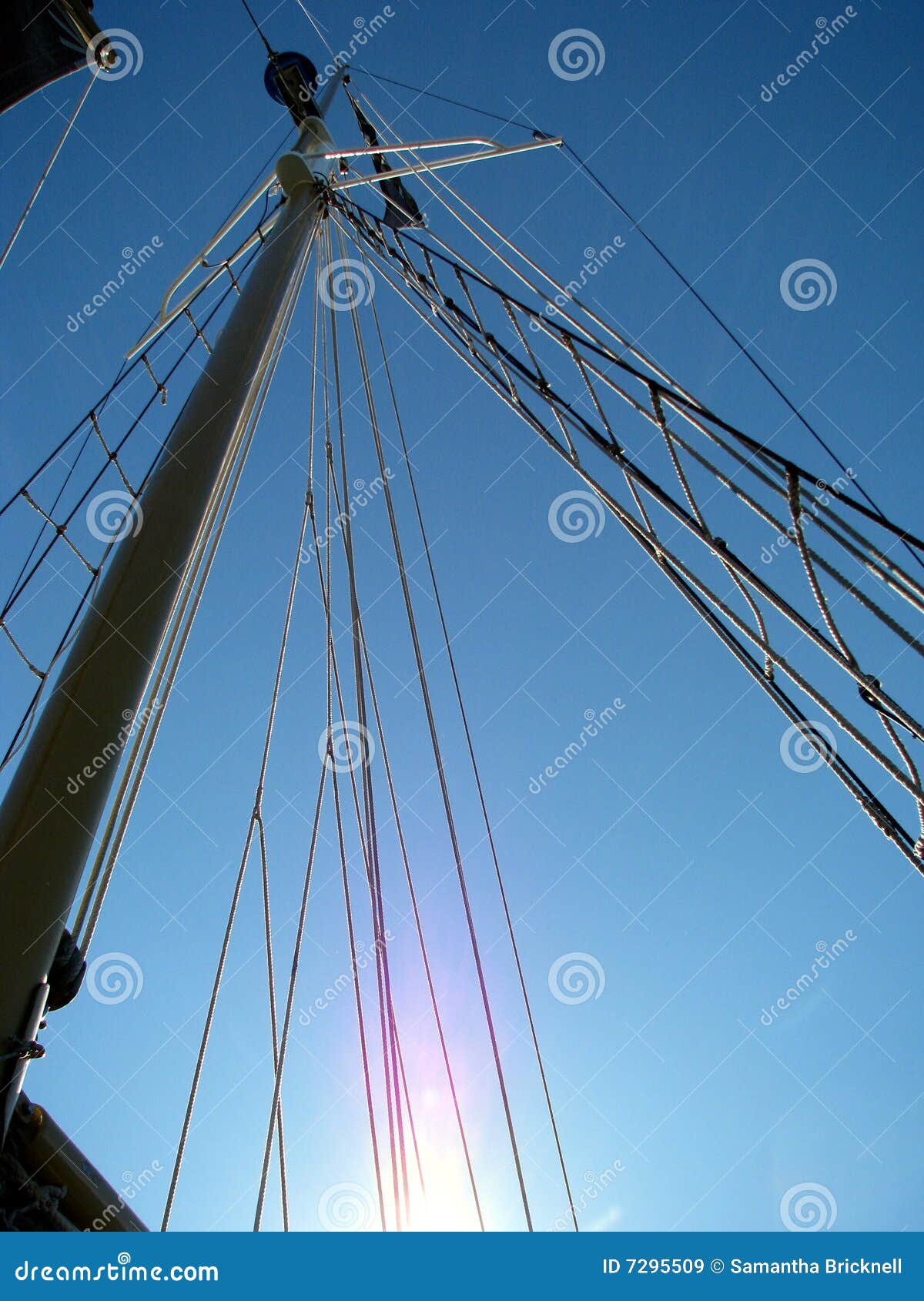 Ropes on Boat stock image. Image of tyre, blue, work, poles - 7295509