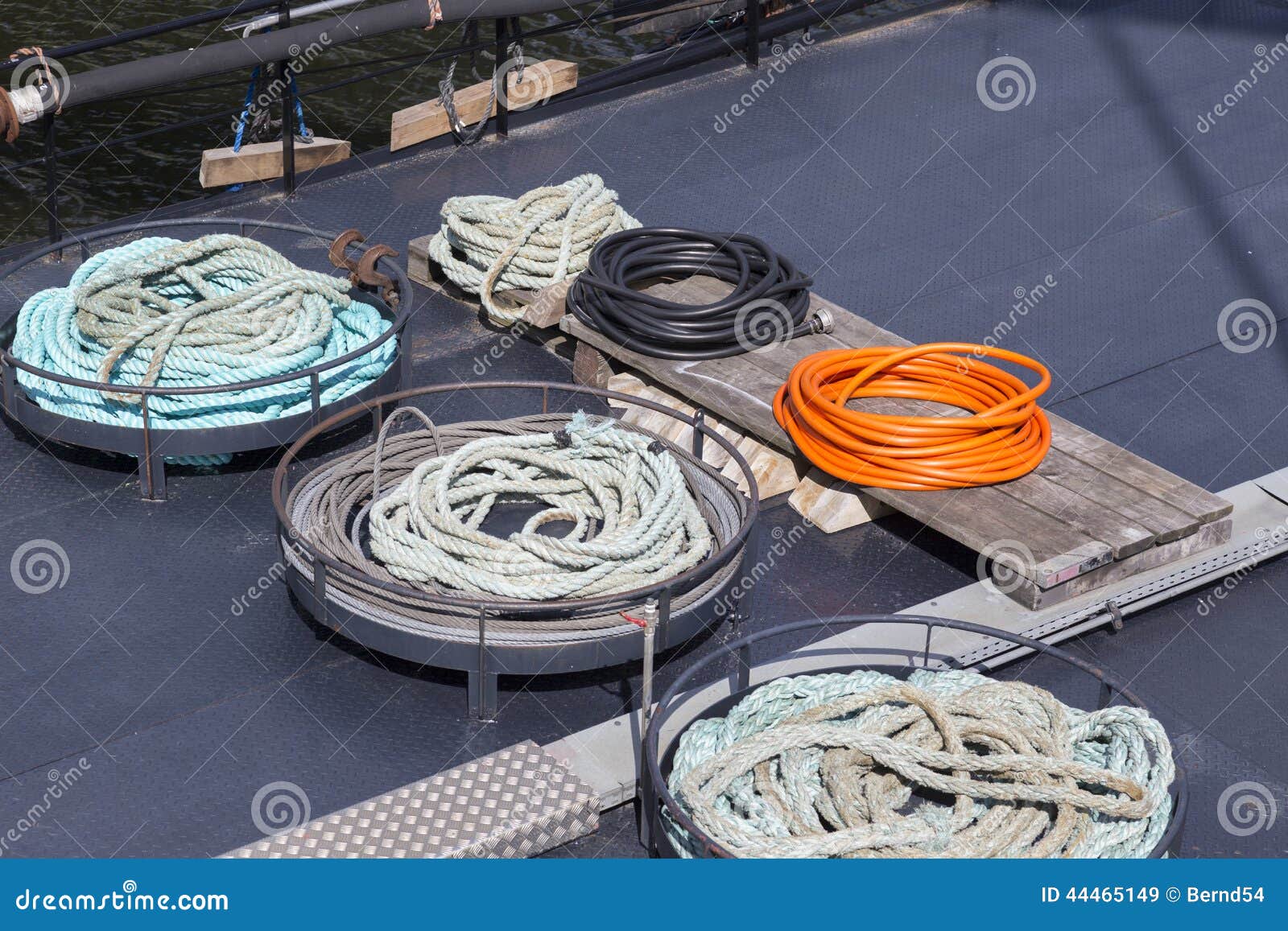 Ropes and cables stock image. Image of cargo, mooring - 44465149