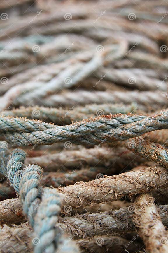 Bunch of ropes stock image. Image of blue, rusty, rope - 8363867