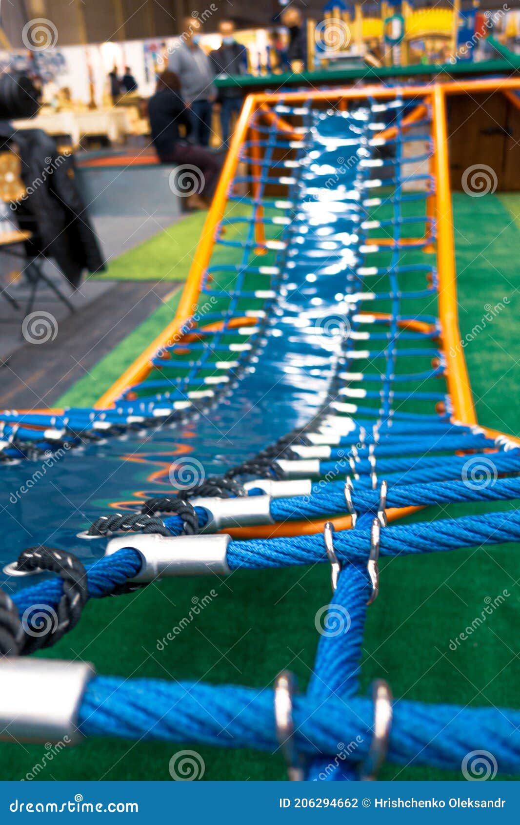 Ropes for Games and Sports in the Playground Stock Photo - Image of ...