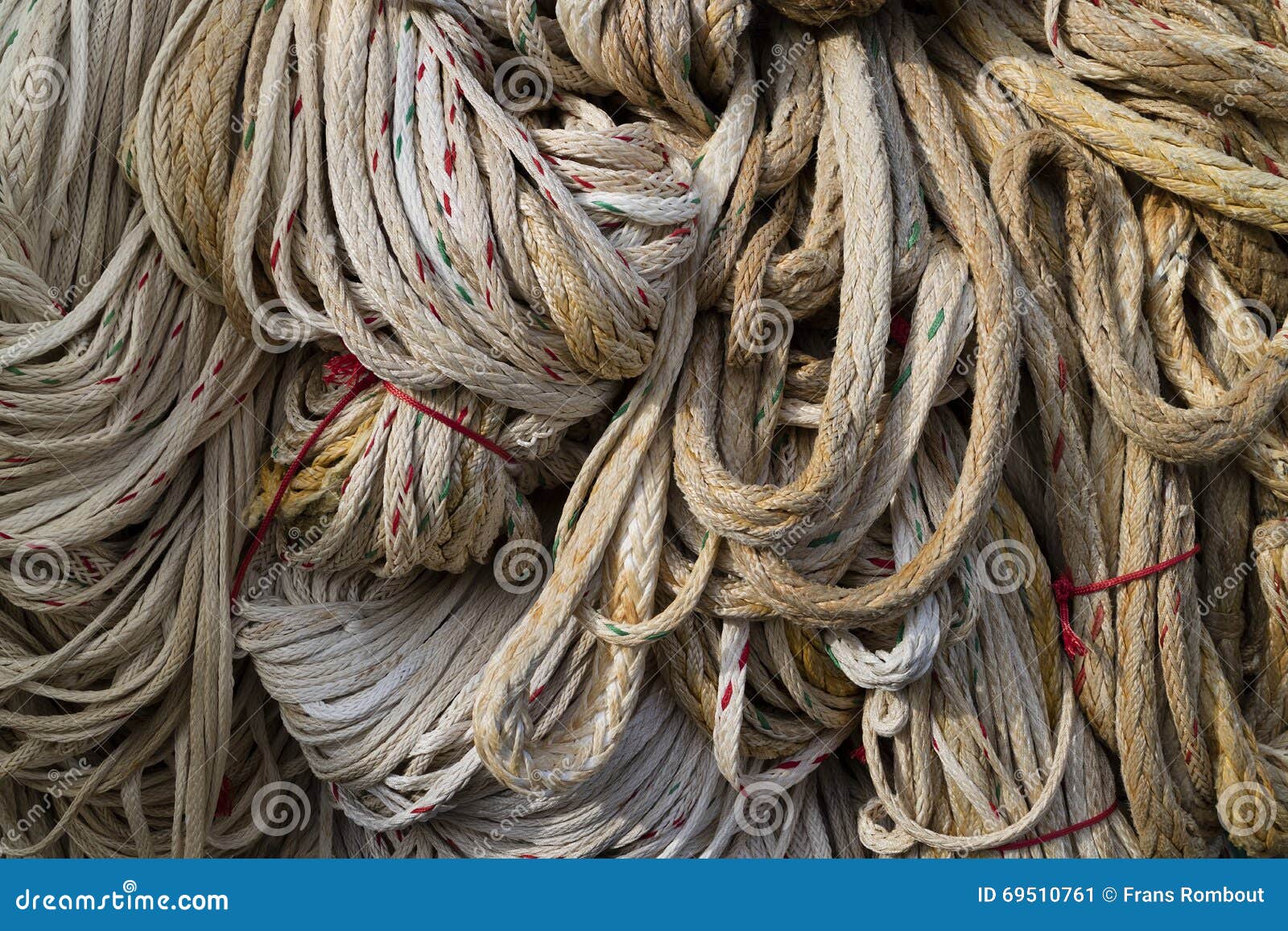 Large Ropes Coiled Together In Patterns. Stock Photo | CartoonDealer ...
