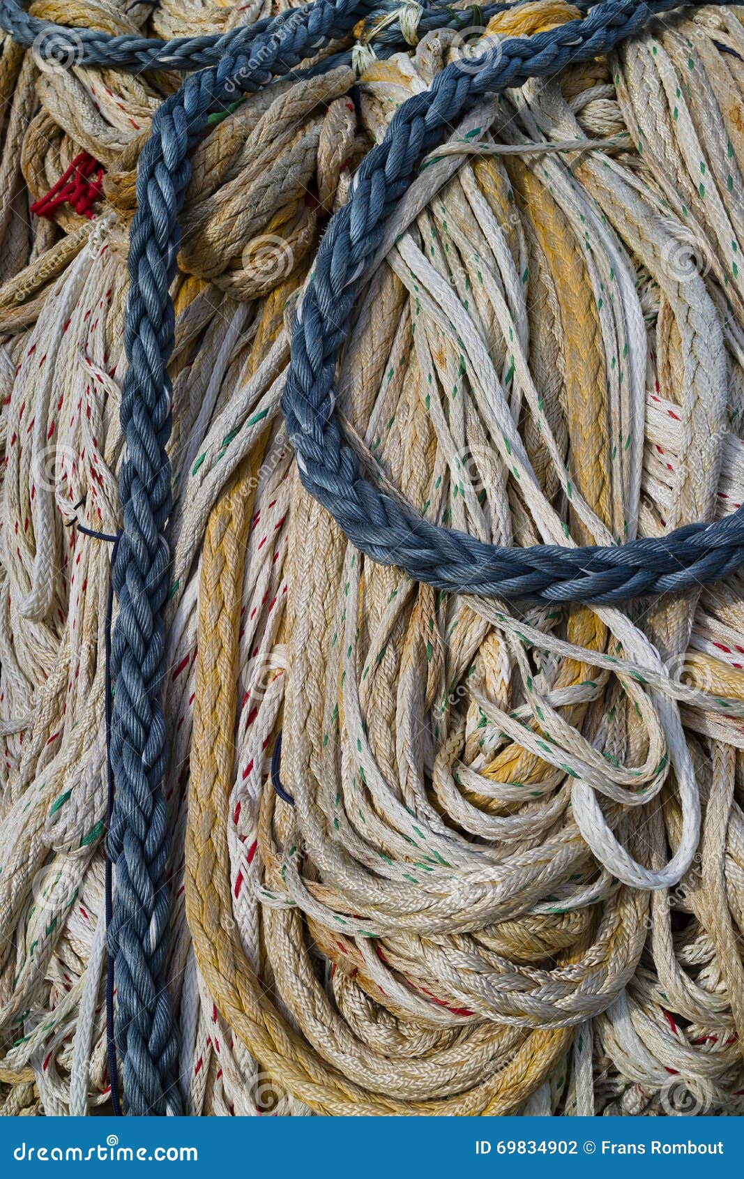 Large Ropes Coiled Together In Patterns. Stock Photo | CartoonDealer ...