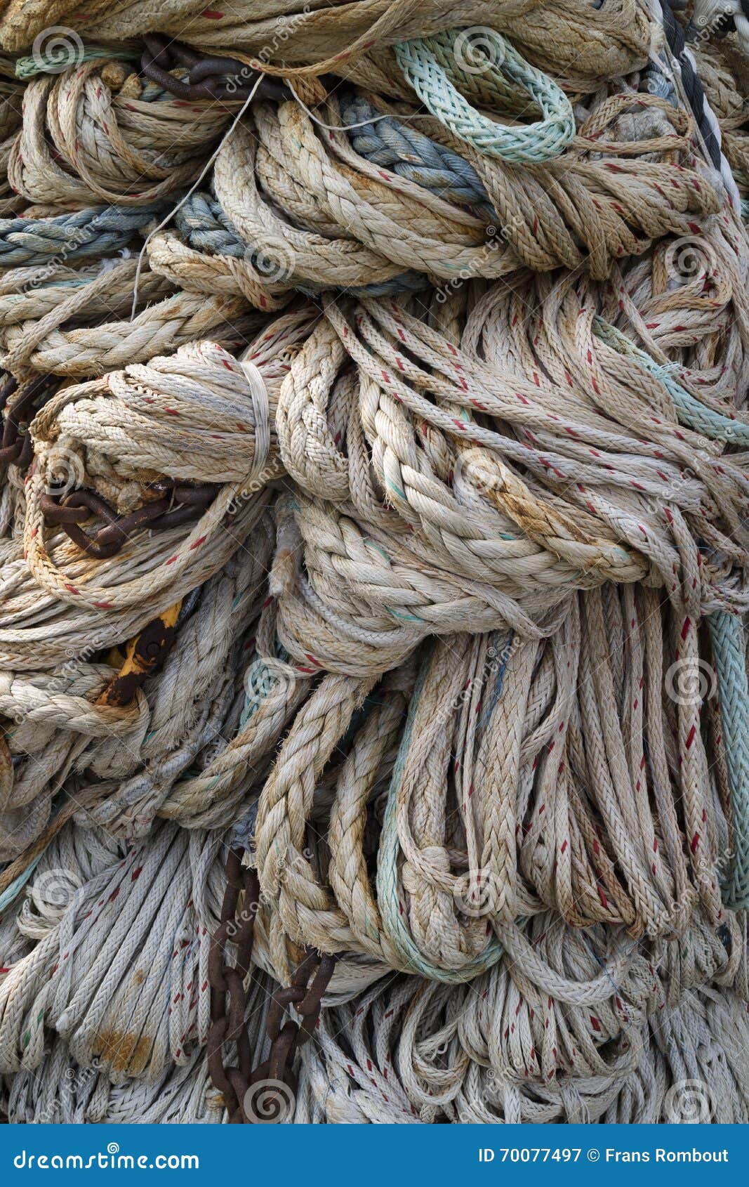 Large Ropes Coiled Together In Patterns. Stock Photo | CartoonDealer ...