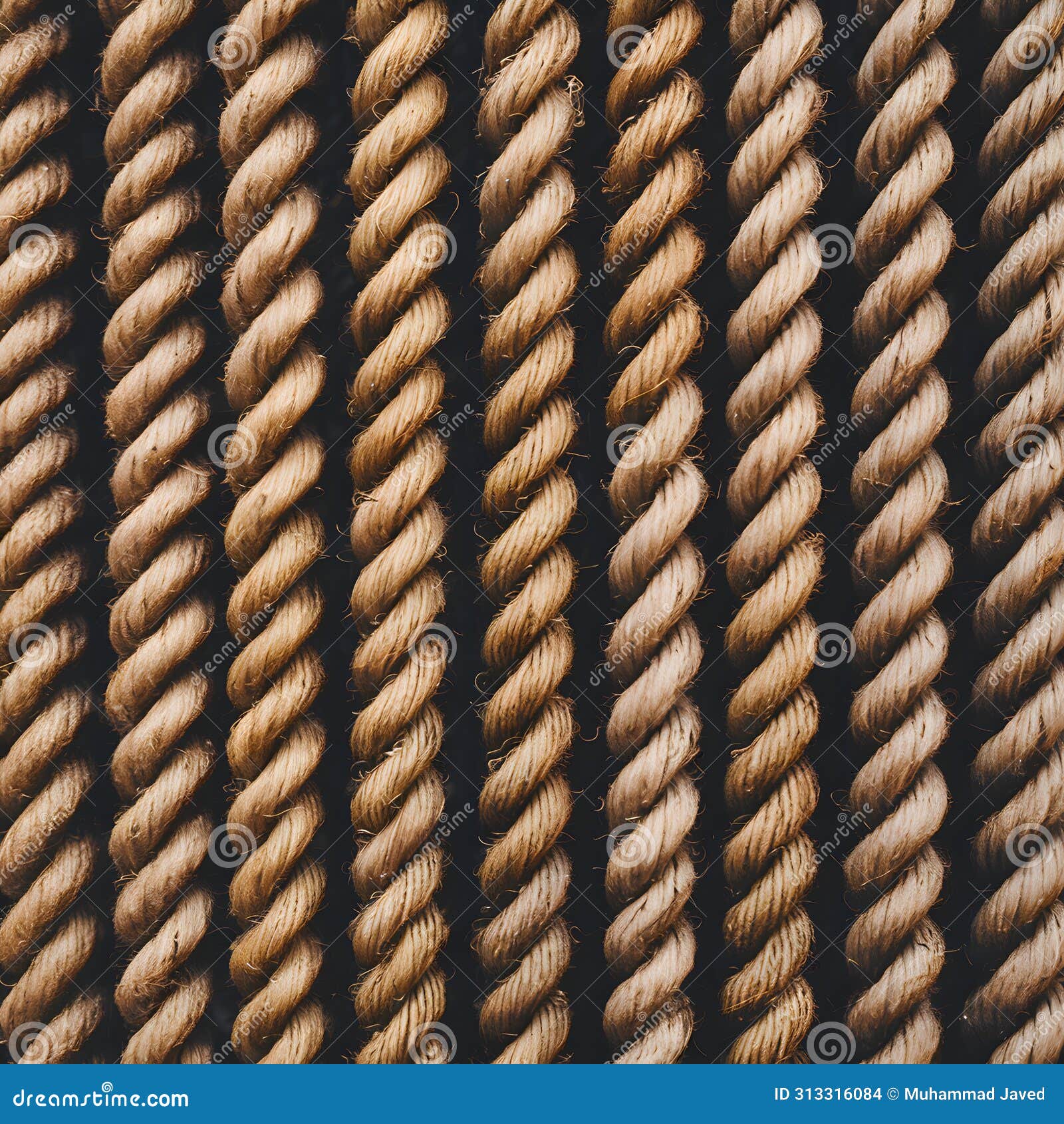 Ropes Isolated on White Background, Versatile Design Elements Photo ...