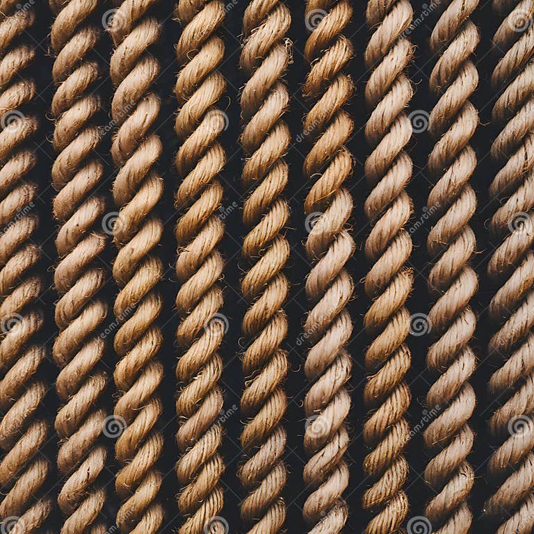 Ropes Isolated on White Background, Versatile Design Elements Photo ...