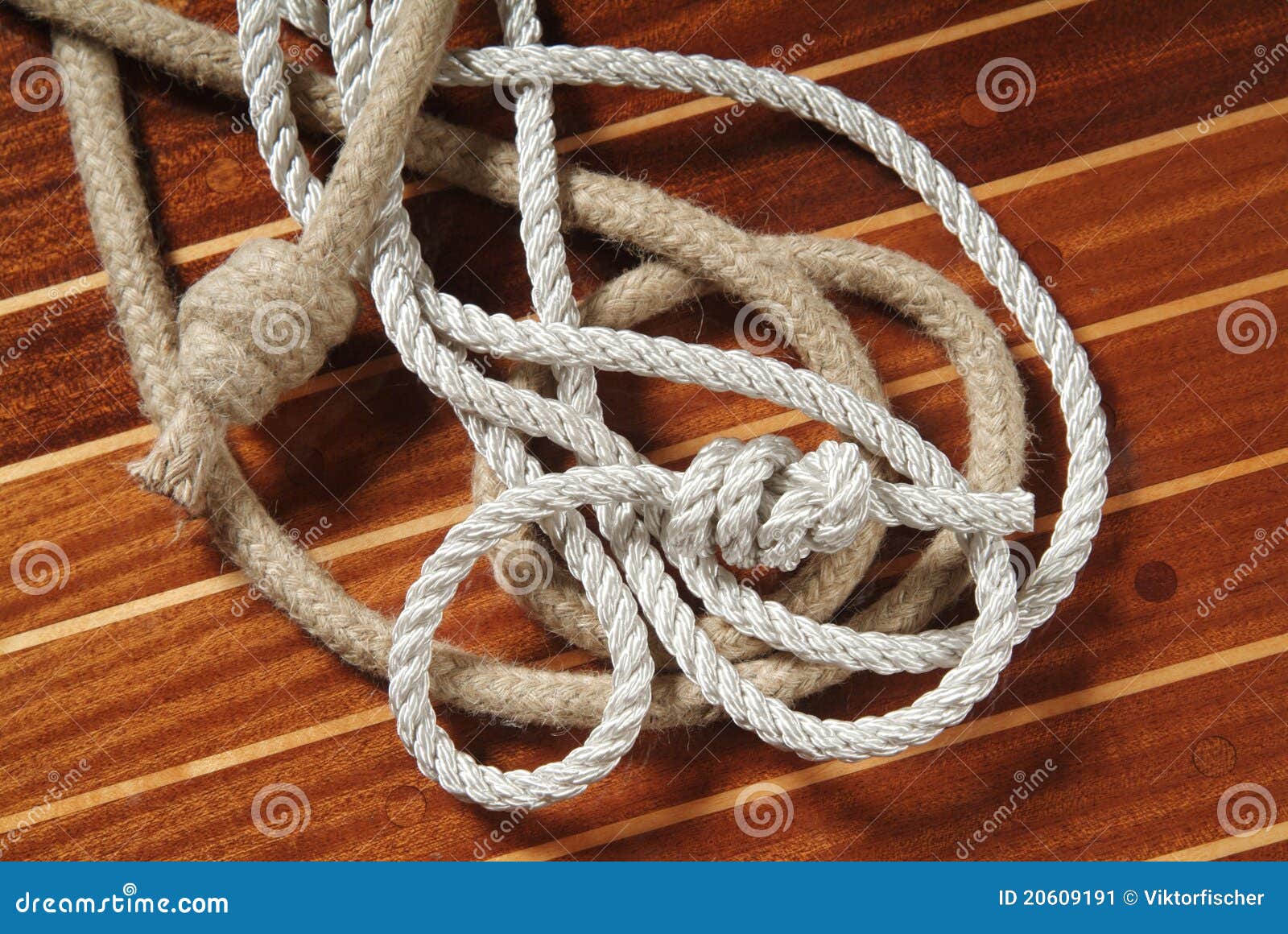 Ropes with knots stock image. Image of still, tight, travel - 20609191