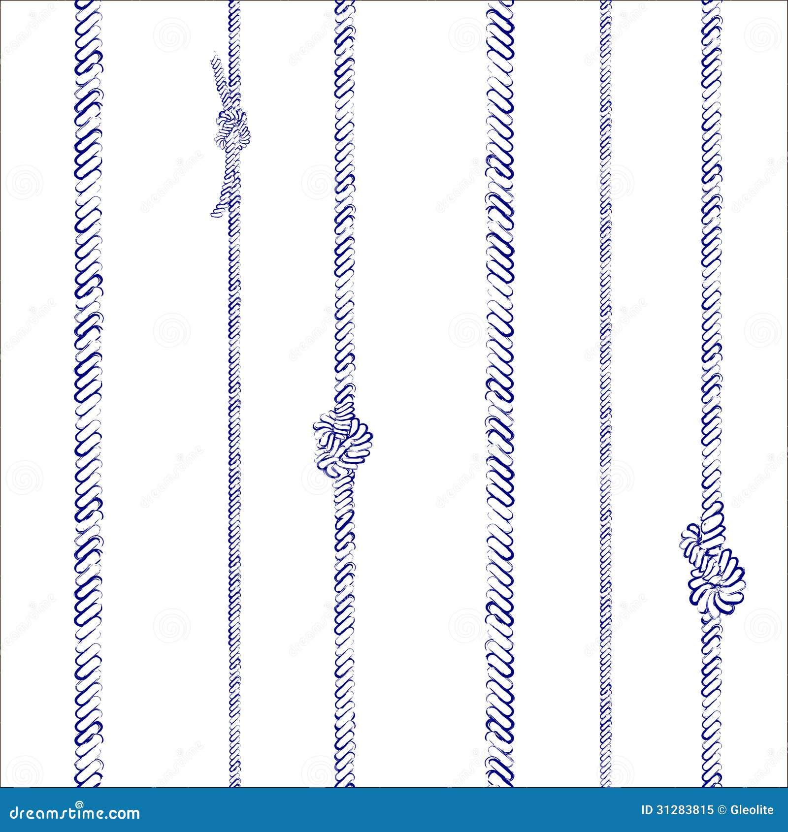 Ropes and knots pattern stock vector. Illustration of coredage - 31283815
