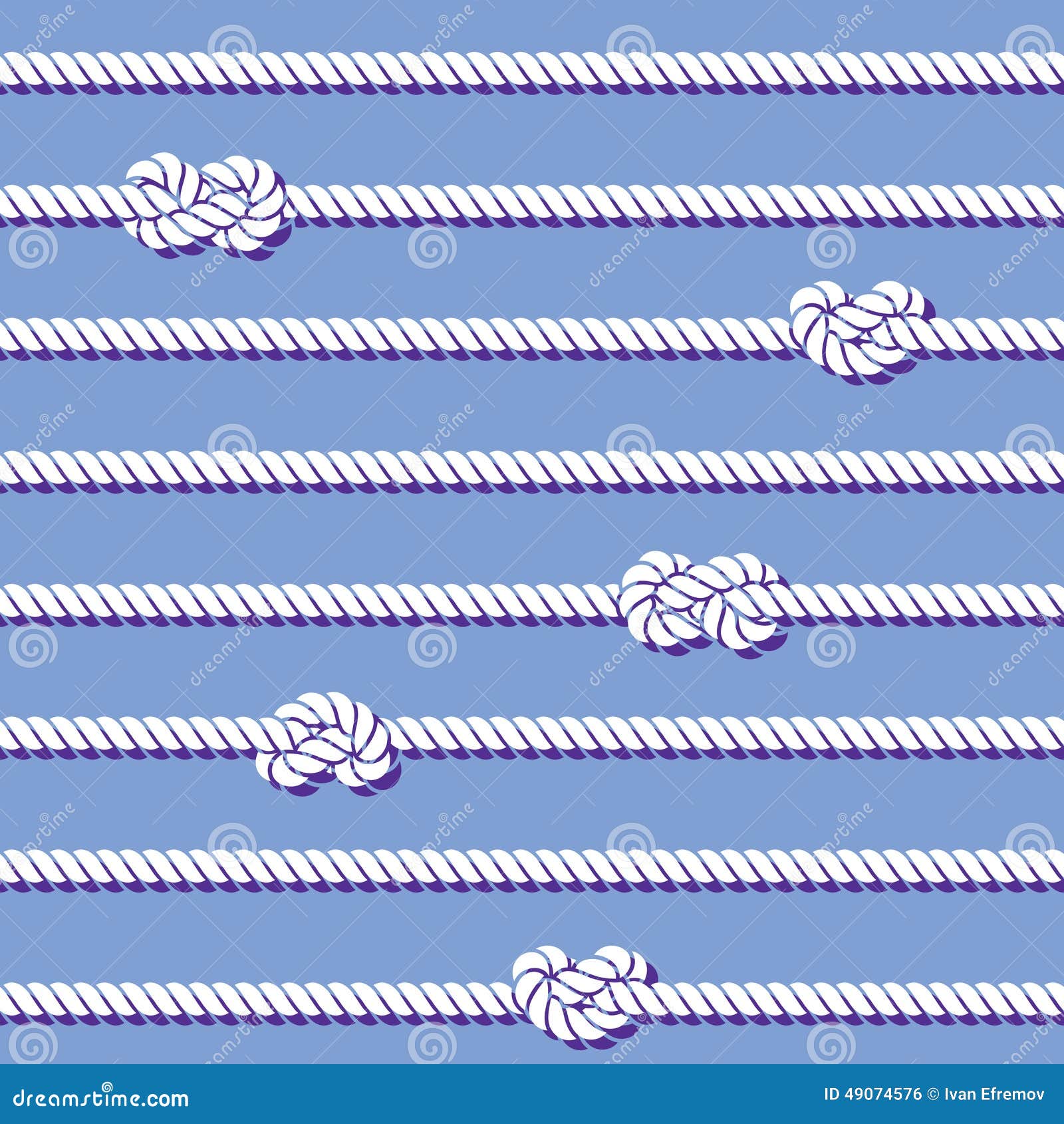Ropes and Knots Seamless Pattern Stock Vector - Illustration of ropes ...
