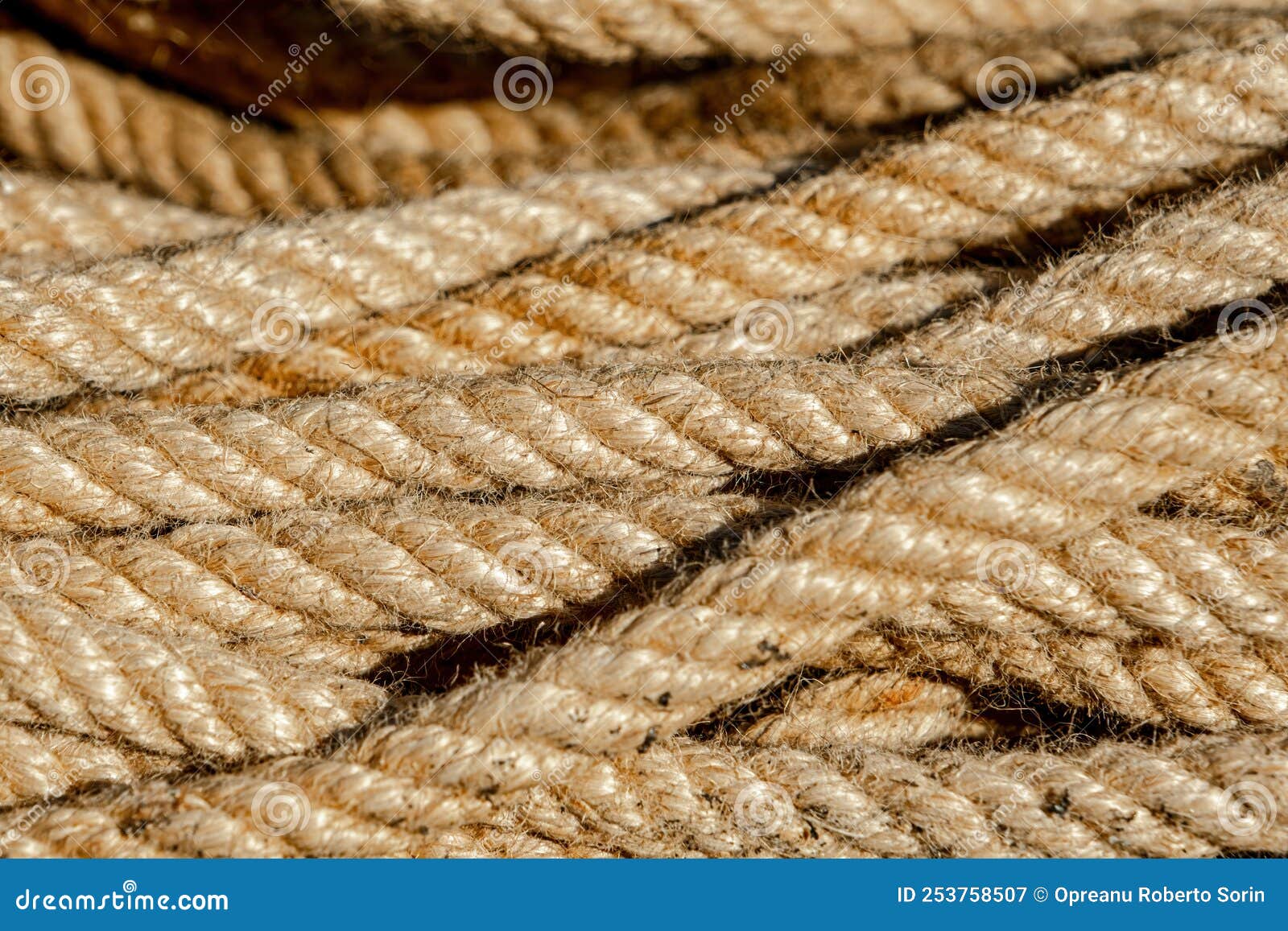 Ropes Made from Natural Materials Stock Image - Image of material ...