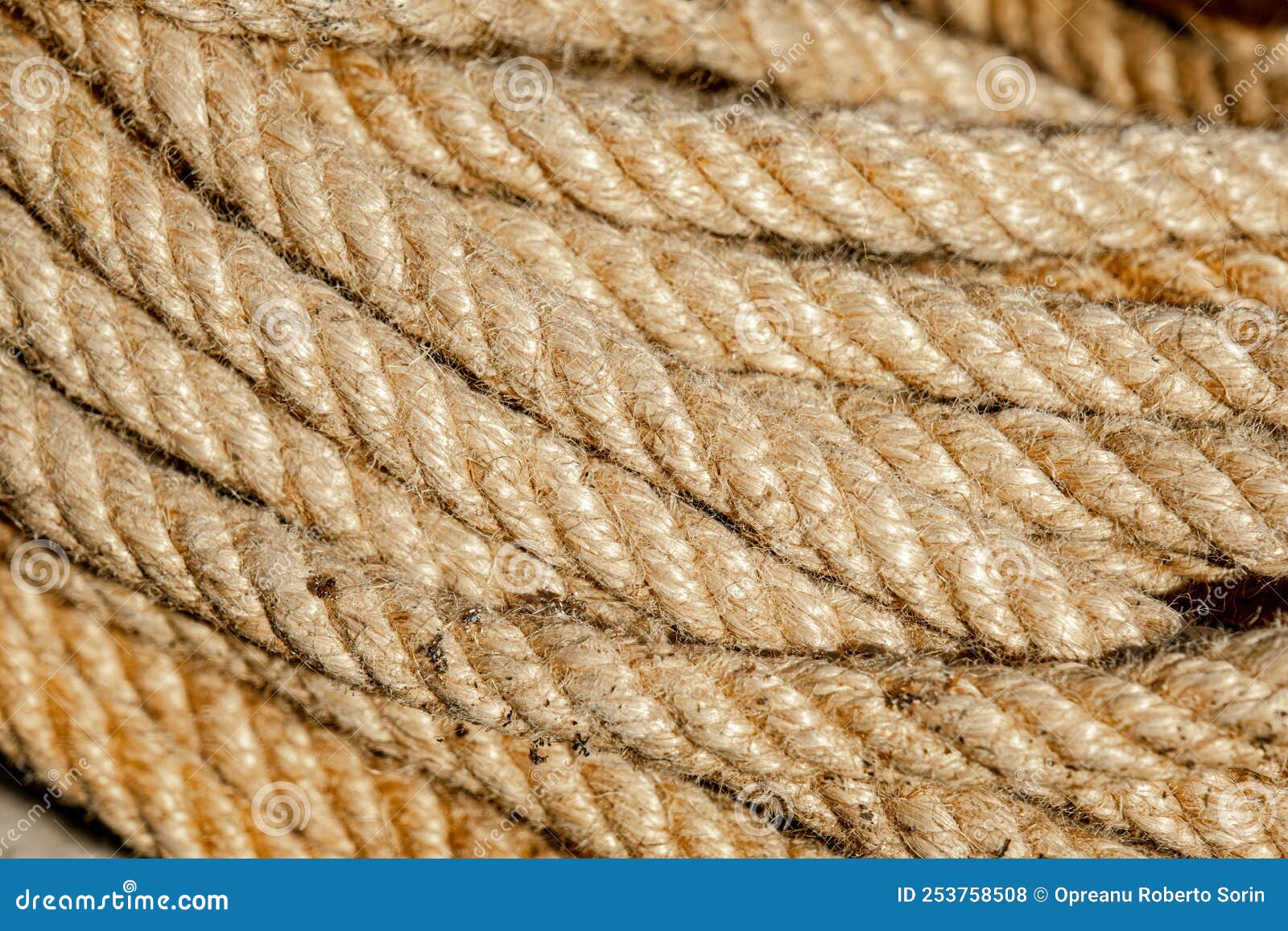 Ropes Made from Natural Materials Stock Photo - Image of industry ...