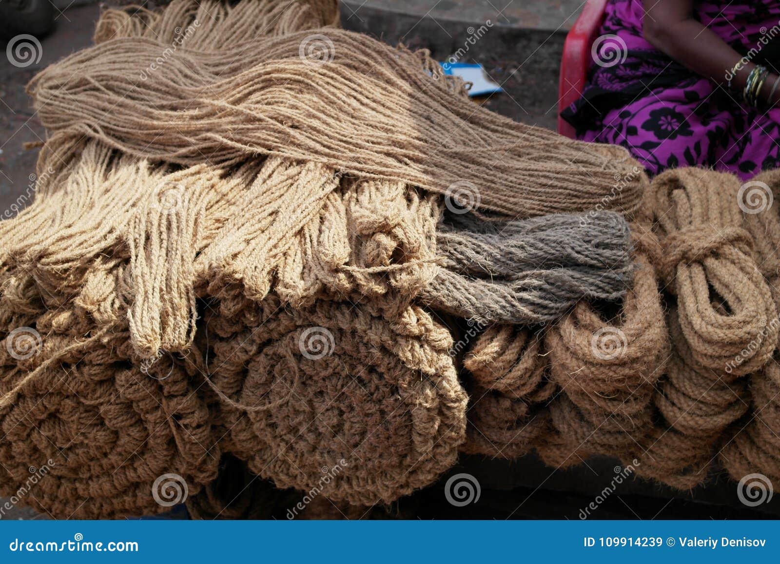 Ropes stock image. Image of textiles, abacus, kenaf - 109914239